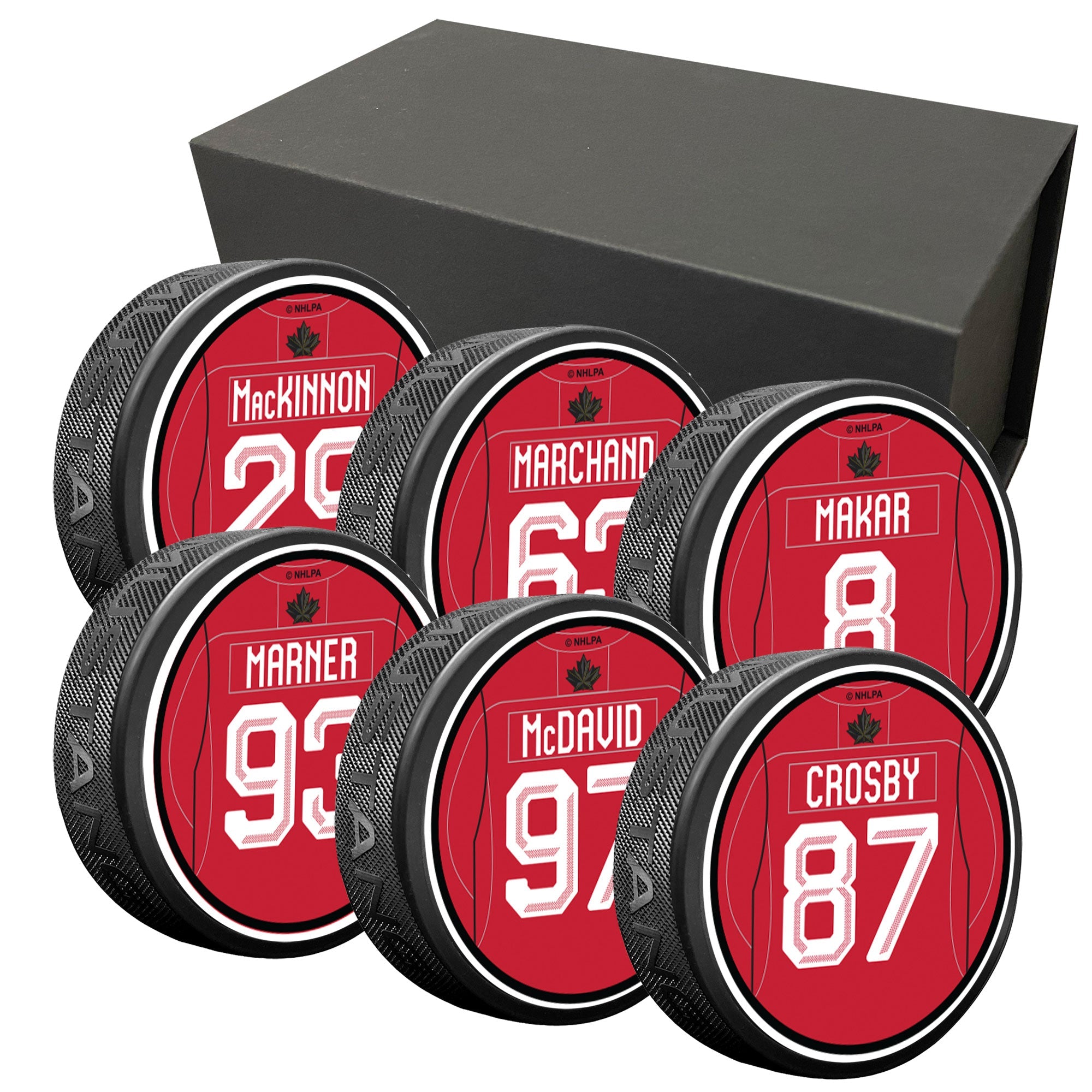 Team Canada | 2026 Player 6 Puck Pack – Hockey Hall of Fame