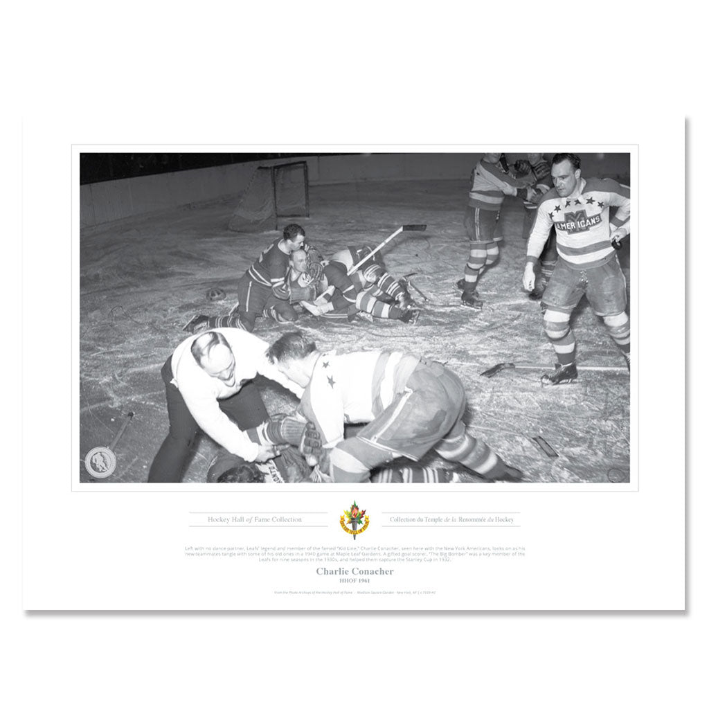 Toronto Maple Leafs Memorabilia - 1961 Charlie Conacher Black & White ...