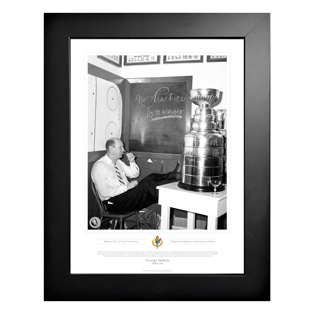 Toronto Maple Leafs Memorabilia - 1963 No Practice Tomorrow Frame ...