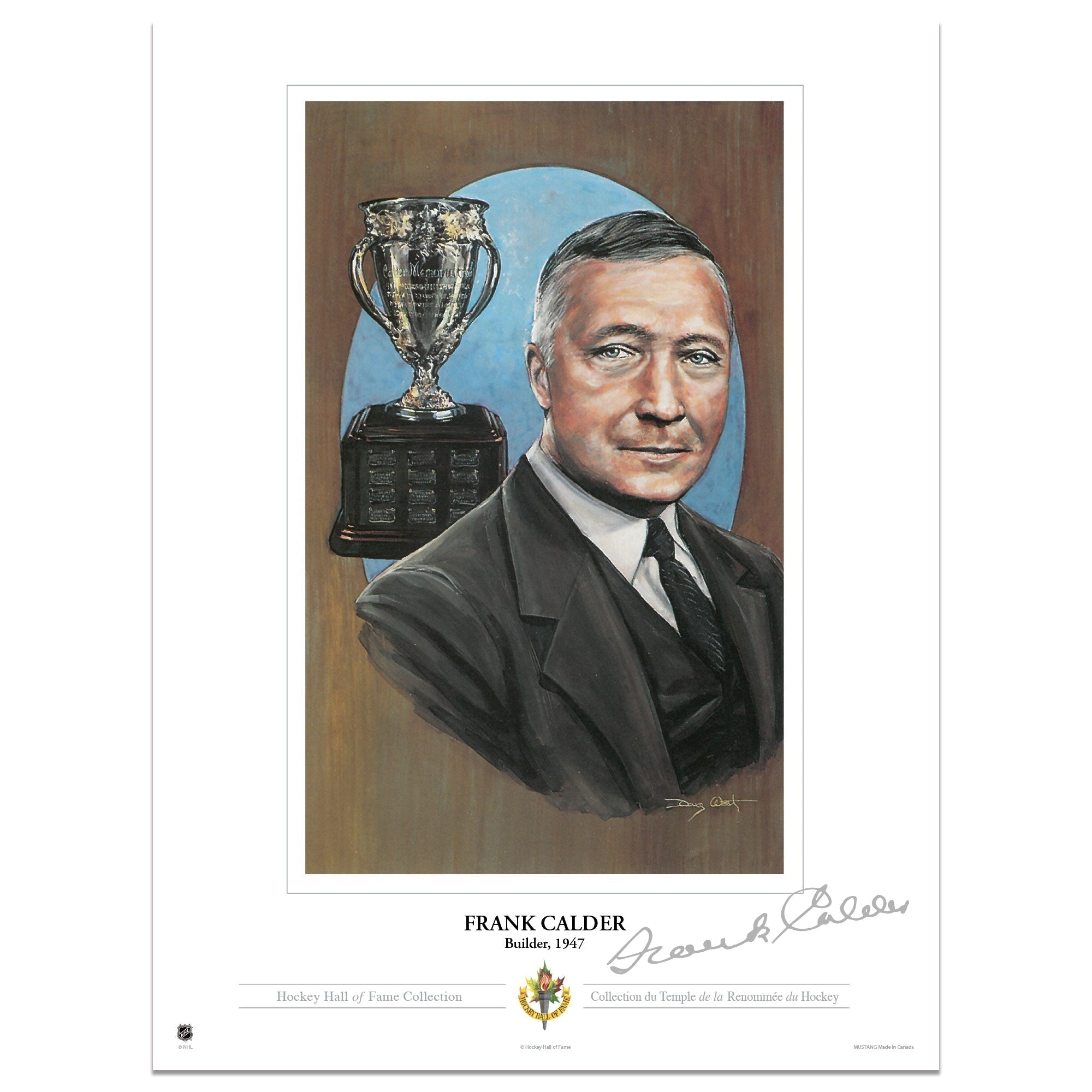 Hockey Memorabilia | Frank Calder Collectors Card Print 12"x16" | The ...