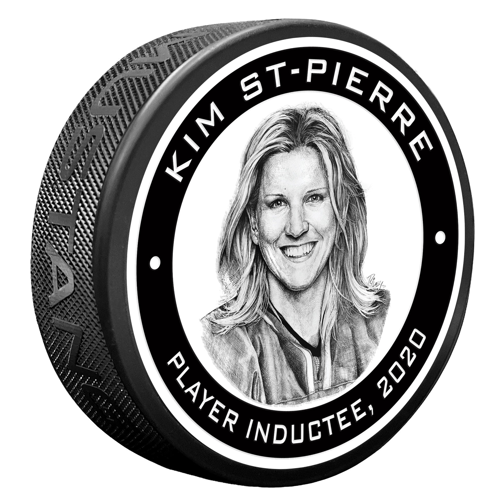 NHL Legends | 2020 Kim St Pierre Puck – Hockey Hall of Fame
