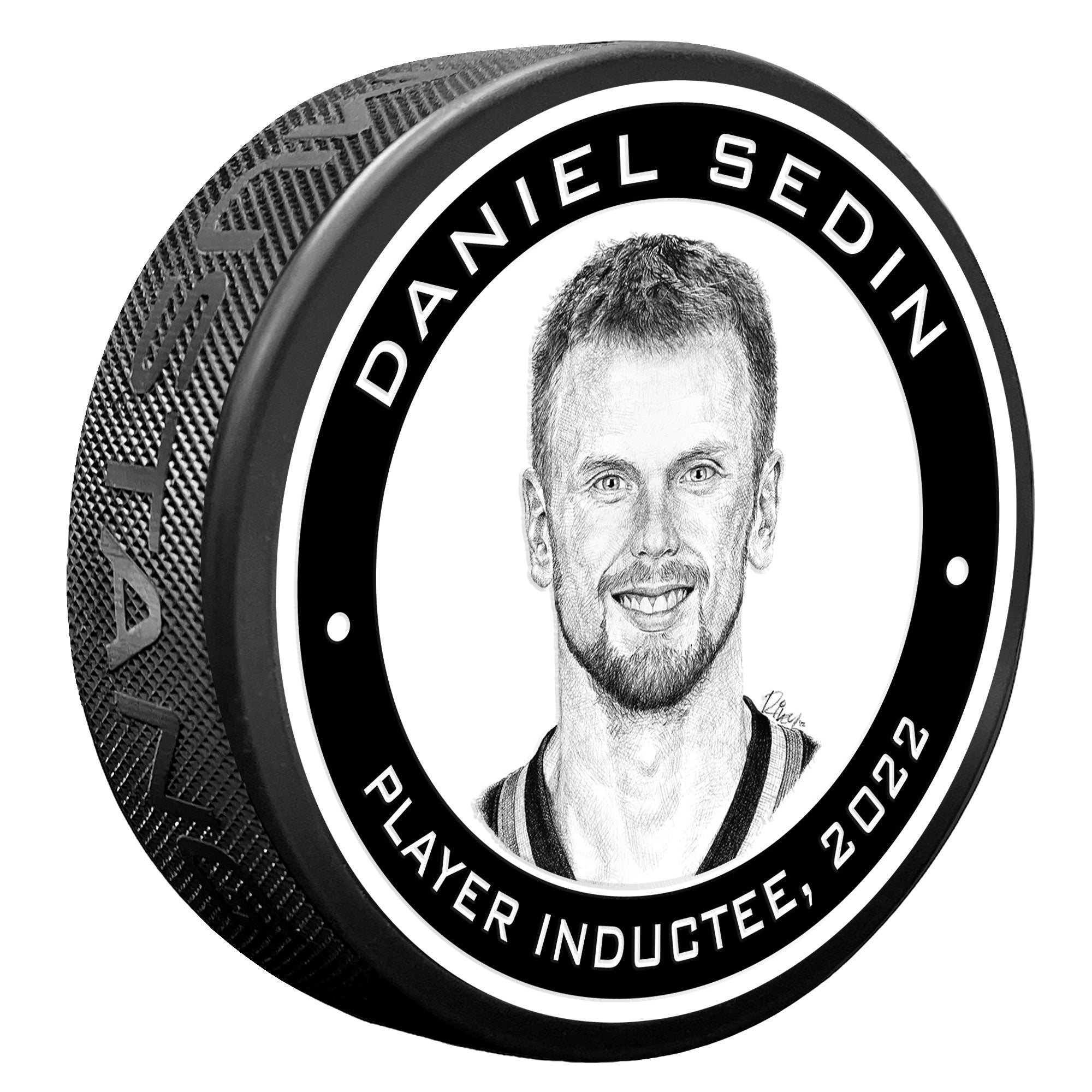 NHL Legends | 2022 Daniel Sedin Puck – Hockey Hall of Fame
