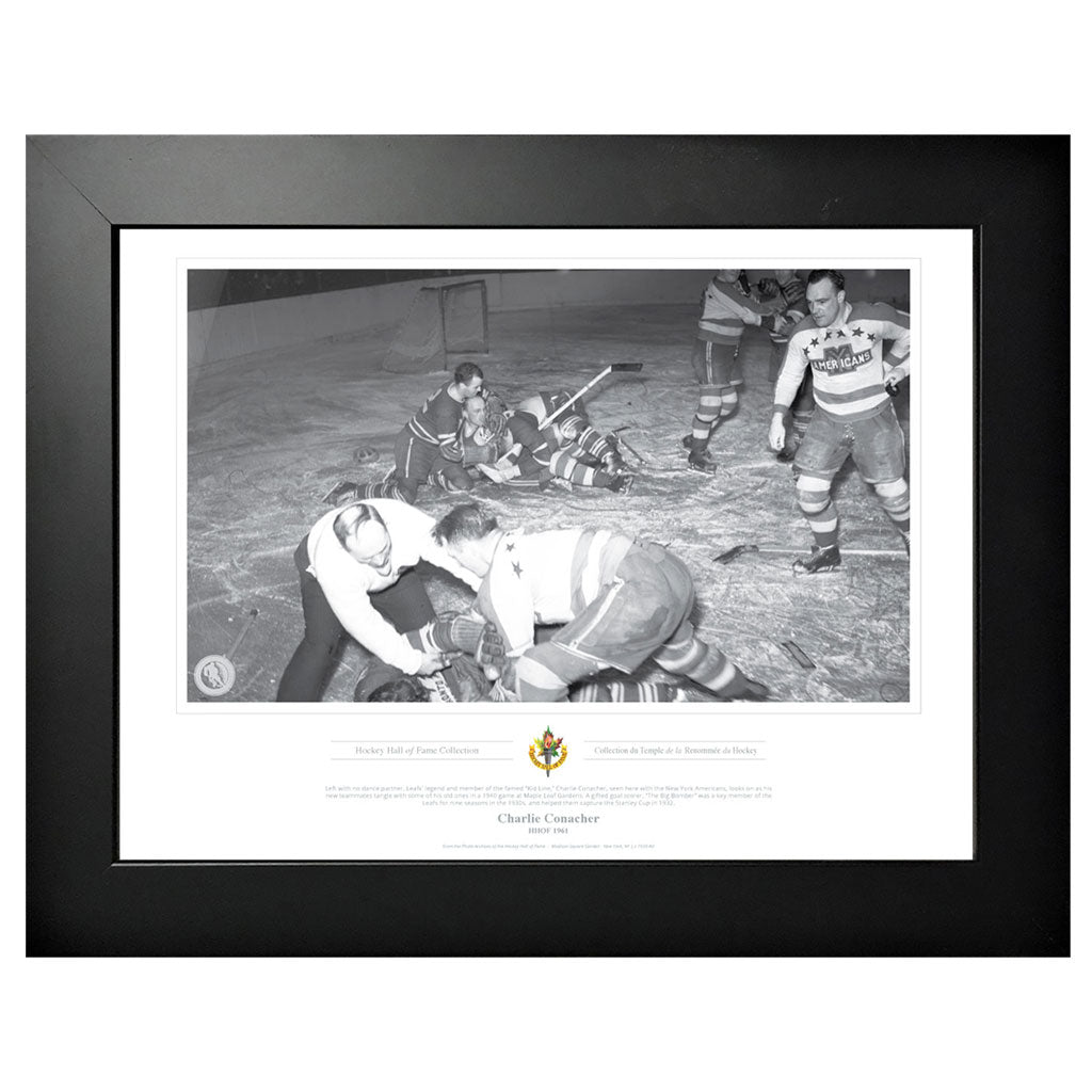 Toronto Maple Leafs Memorabilia - 1961 Charlie Conacher Black & White ...