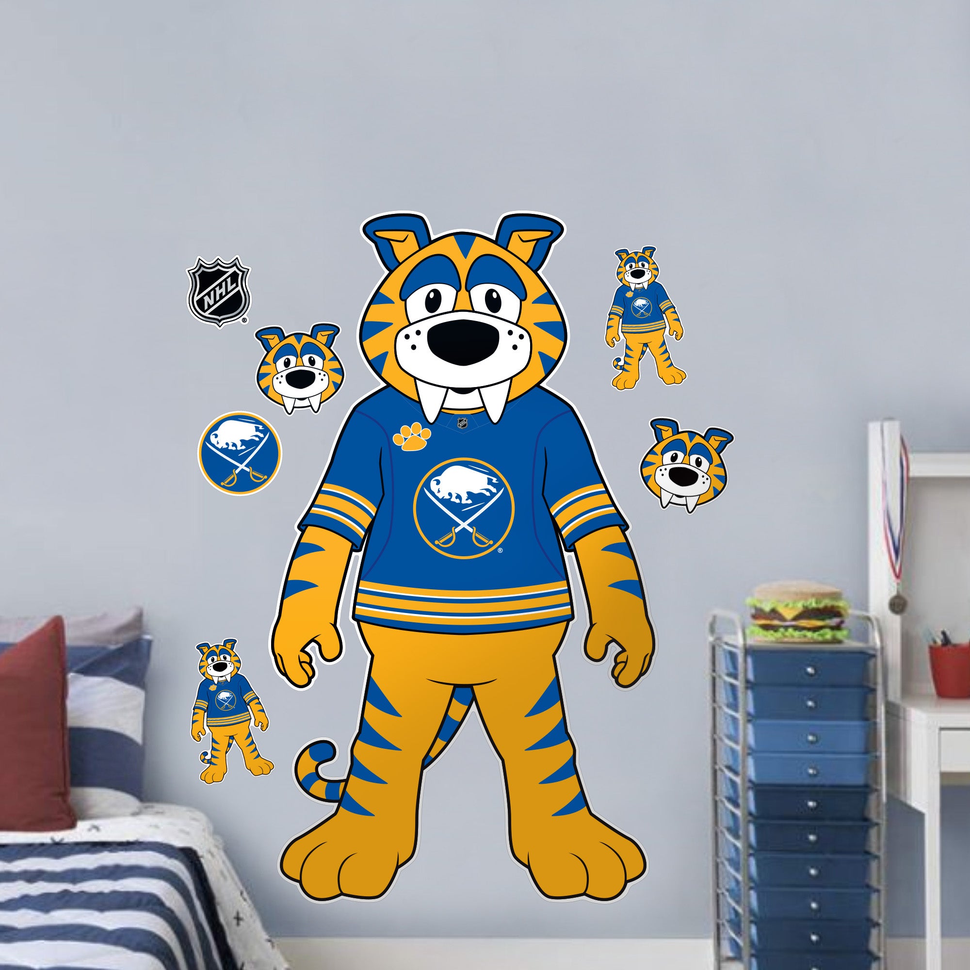 Buffalo Sabres Repositionable Wall Decal Set - Mascot – Hockey Hall of Fame