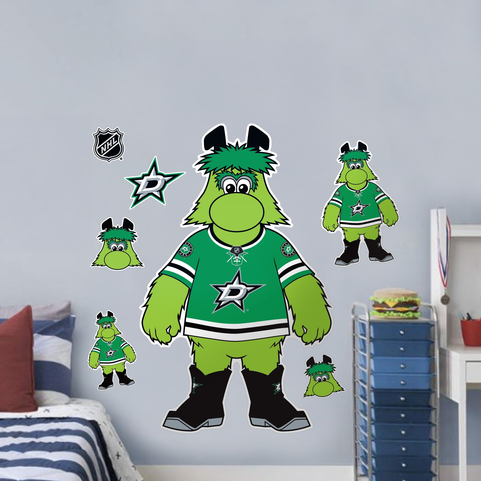 Dallas Stars Repositionable Wall Decal Set - Mascot – Hockey Hall of Fame