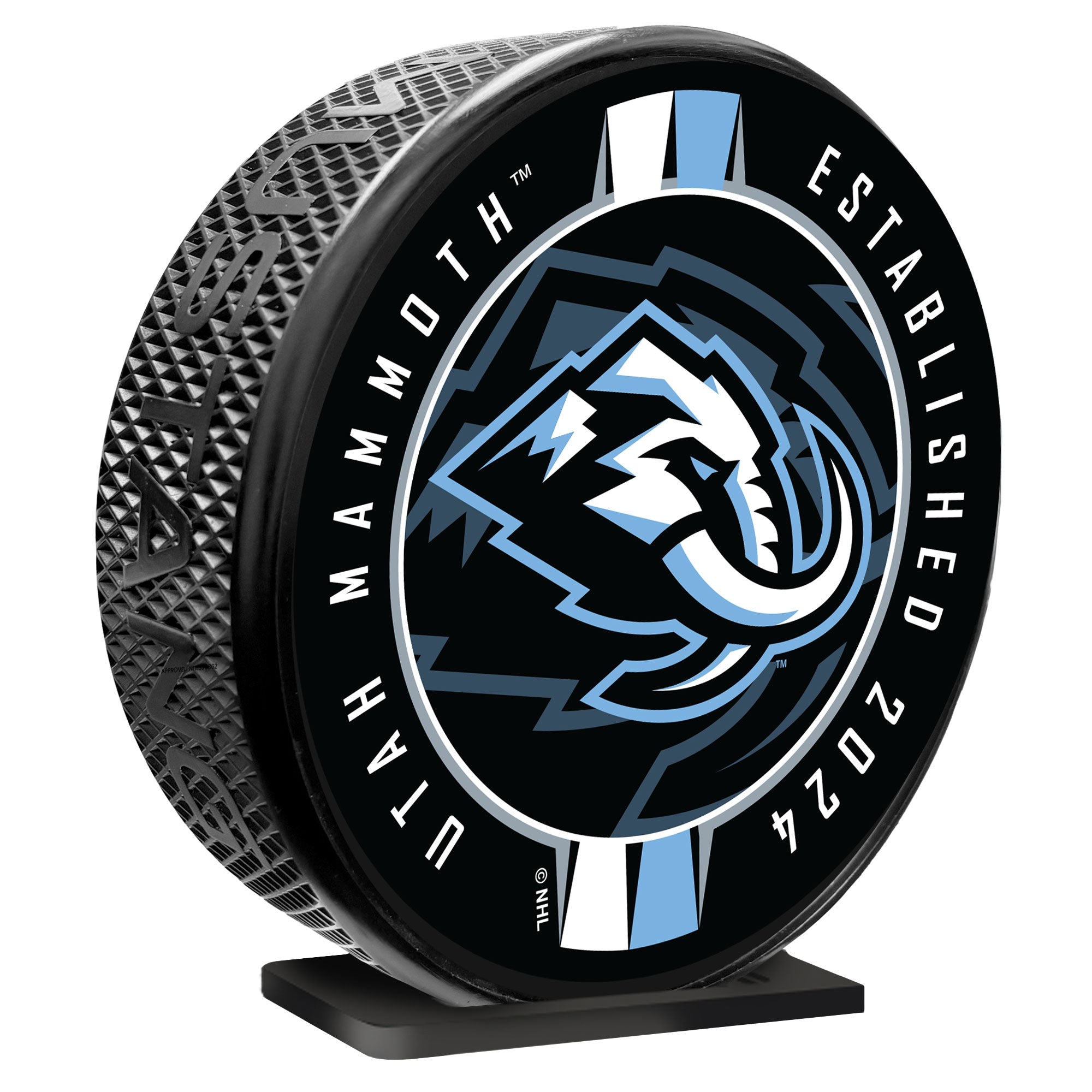 Utah Mammoth | 8" MEGA Puck | Ribbon – Hockey Hall of Fame