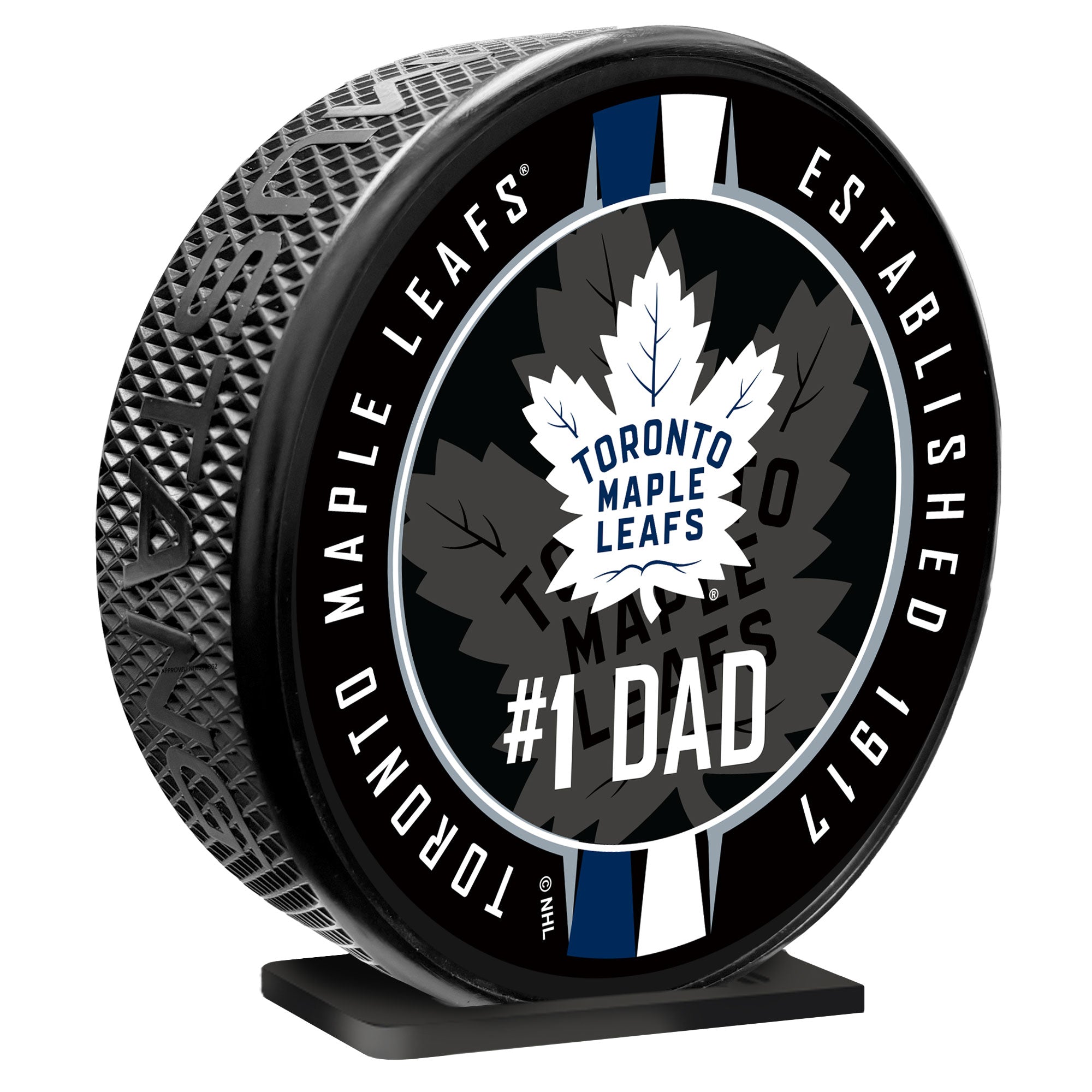Toronto Maple Leafs | 8" MEGA Puck | #1 Dad Ribbon – Hockey Hall of Fame