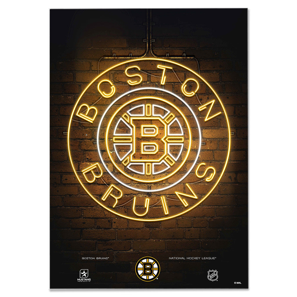 Boston Bruins Neon Sign | Print 12" x 16" | Sports Decor – Hockey Hall ...