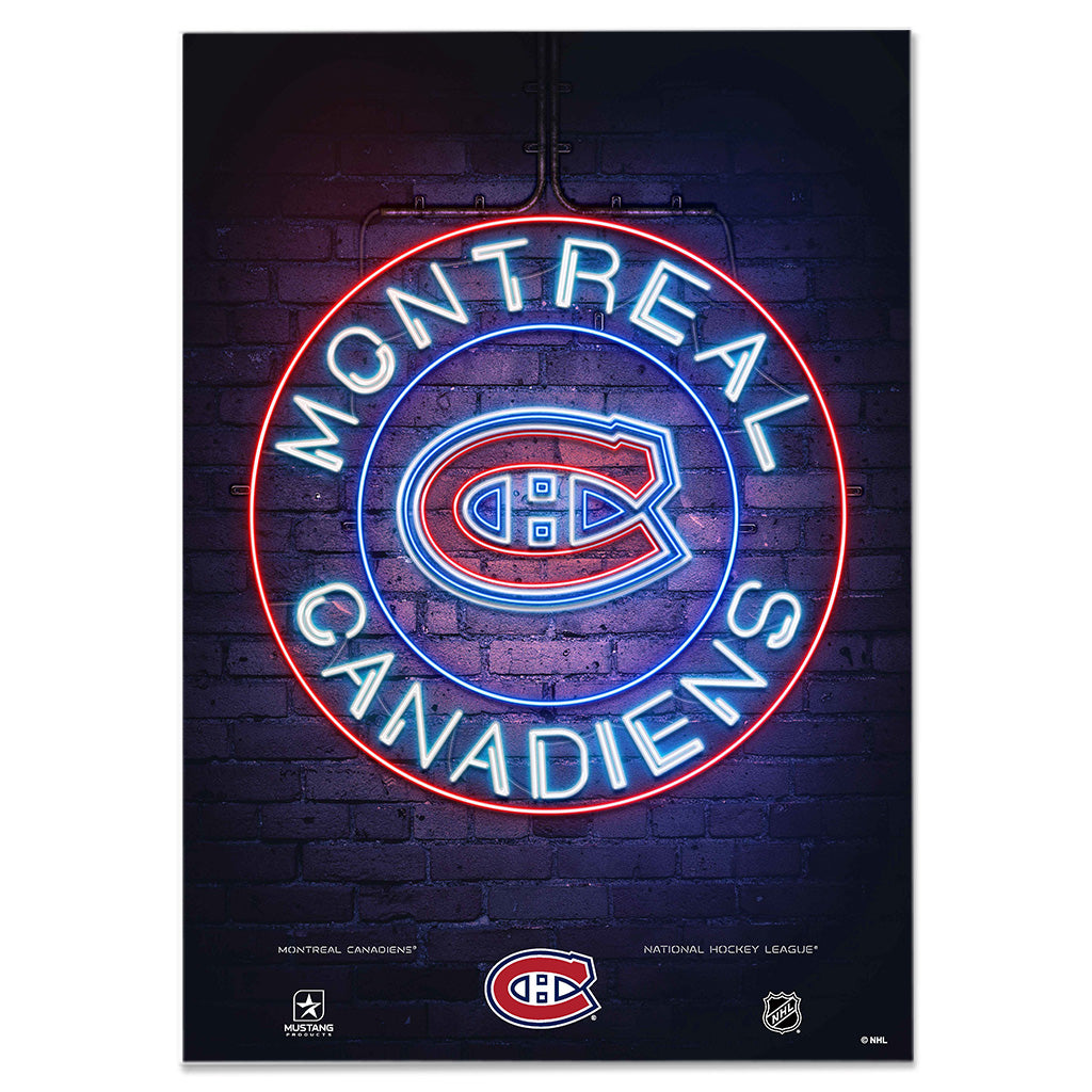 Montreal Canadiens Neon Sign | Print 12" x 16" | Sports Decor – Hockey ...