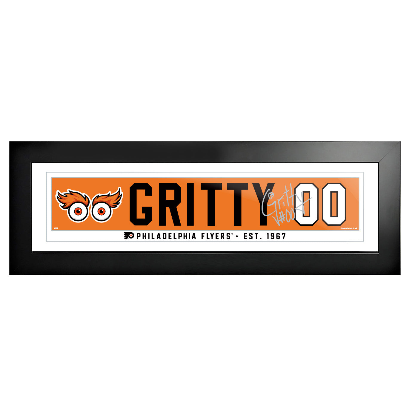Gritty | 6x22 Framed Print - Name Bar – Hockey Hall of Fame
