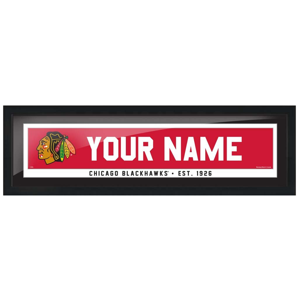Chicago Blackhawks - 6x22 Team Personalized Pic Frame – Hockey Hall of Fame