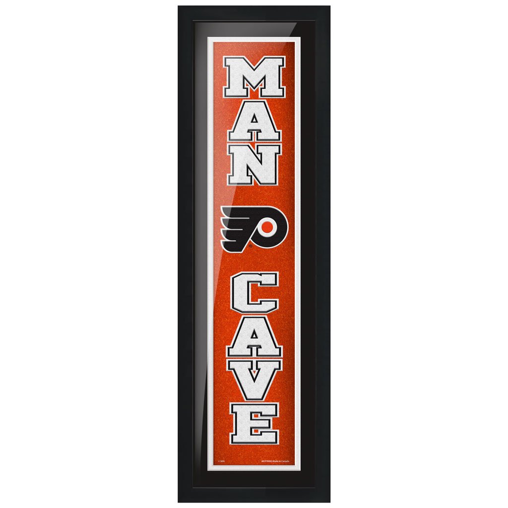 Philadelphia Flyers 6x22 Man Cave Framed Sign – Hockey Hall of Fame