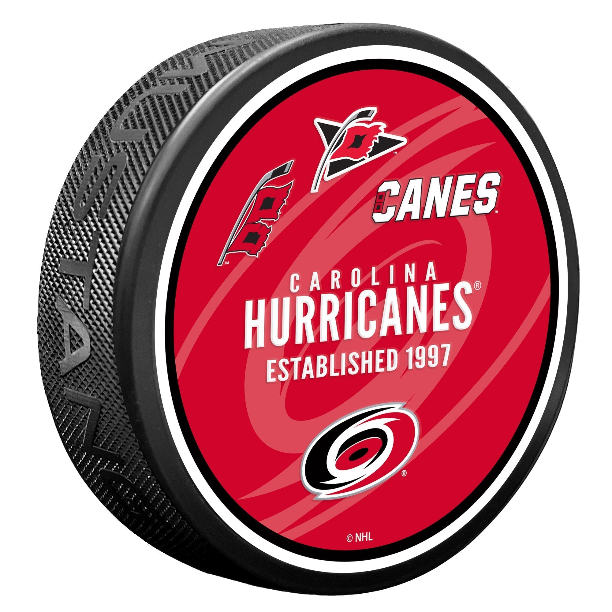 Carolina Hurricanes Puck - Heritage | Sports Decor – Hockey Hall of Fame