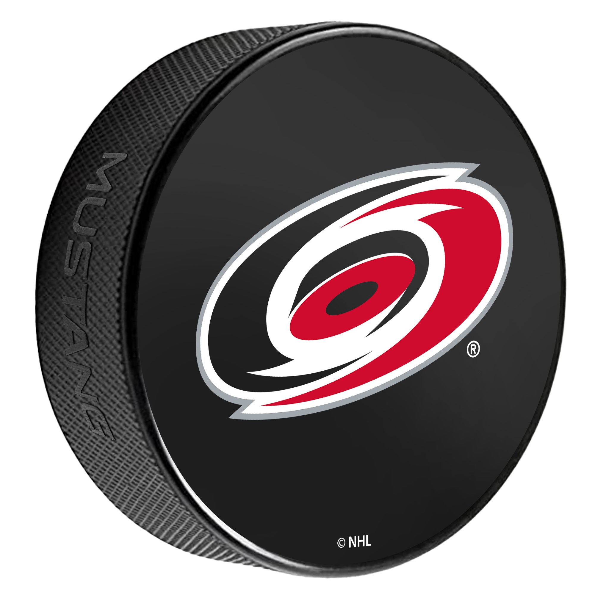 Carolina Hurricanes Puck | Printed Primary Logo | Hockey Hall of Fame