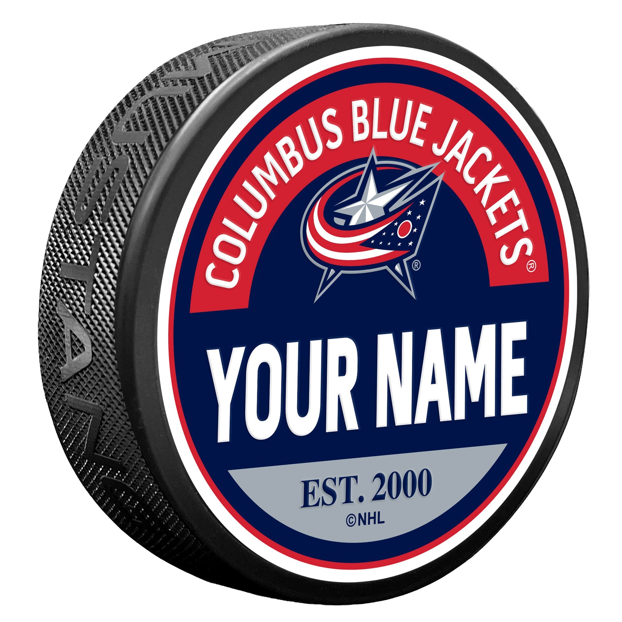 Columbus Blue Jackets Puck - Personalized – Hockey Hall of Fame