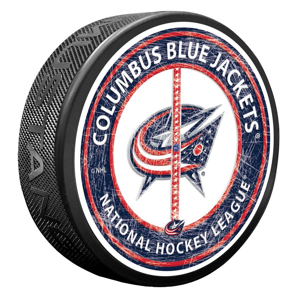 Columbus Blue Jackets Puck | Center Ice | Hockey Hall of Fame