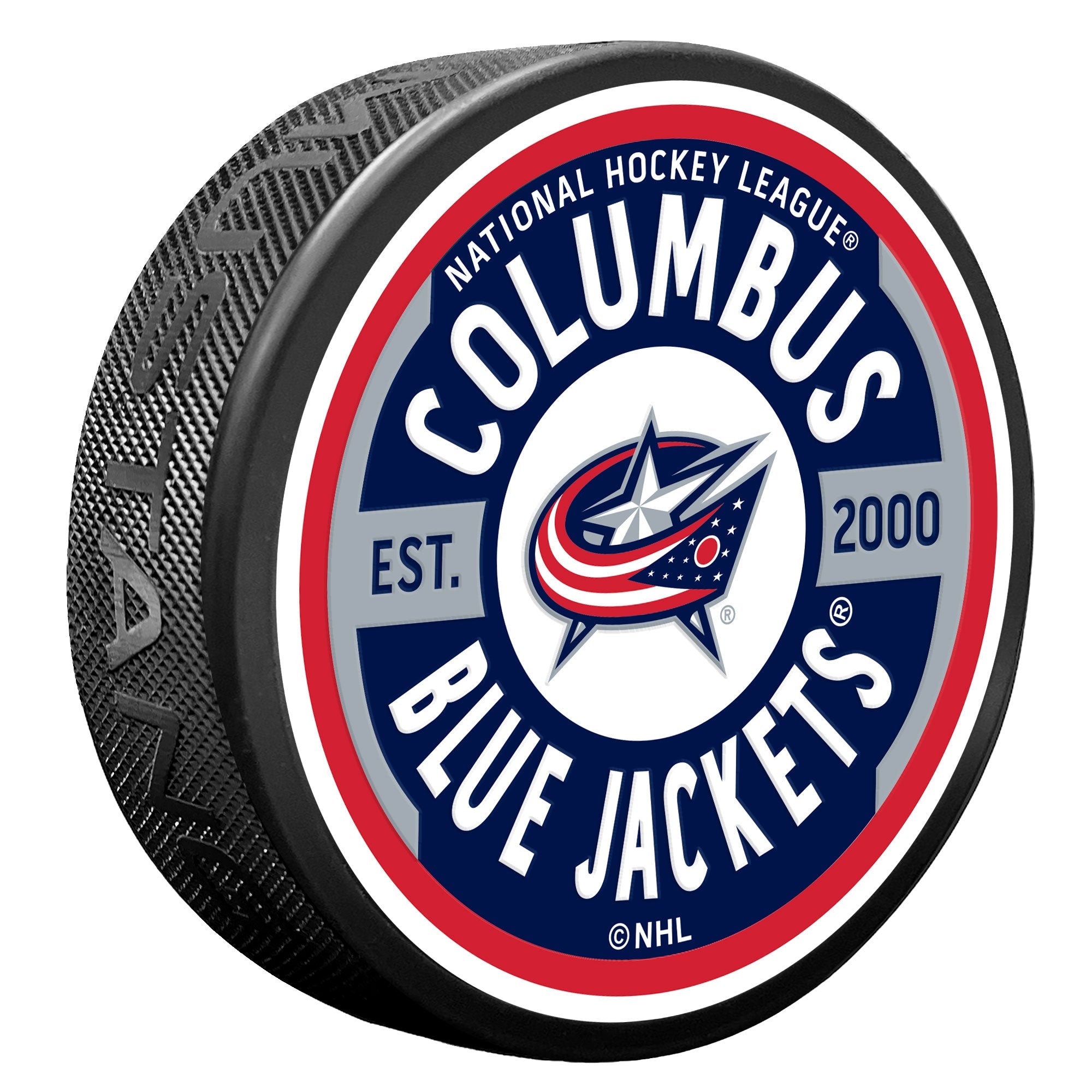 Columbus Blue Jackets Gear Textured Puck – Hockey Hall of Fame