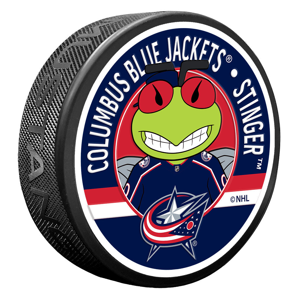 Columbus Blue Jackets Stinger Mascot Textured Puck – Hockey Hall of Fame