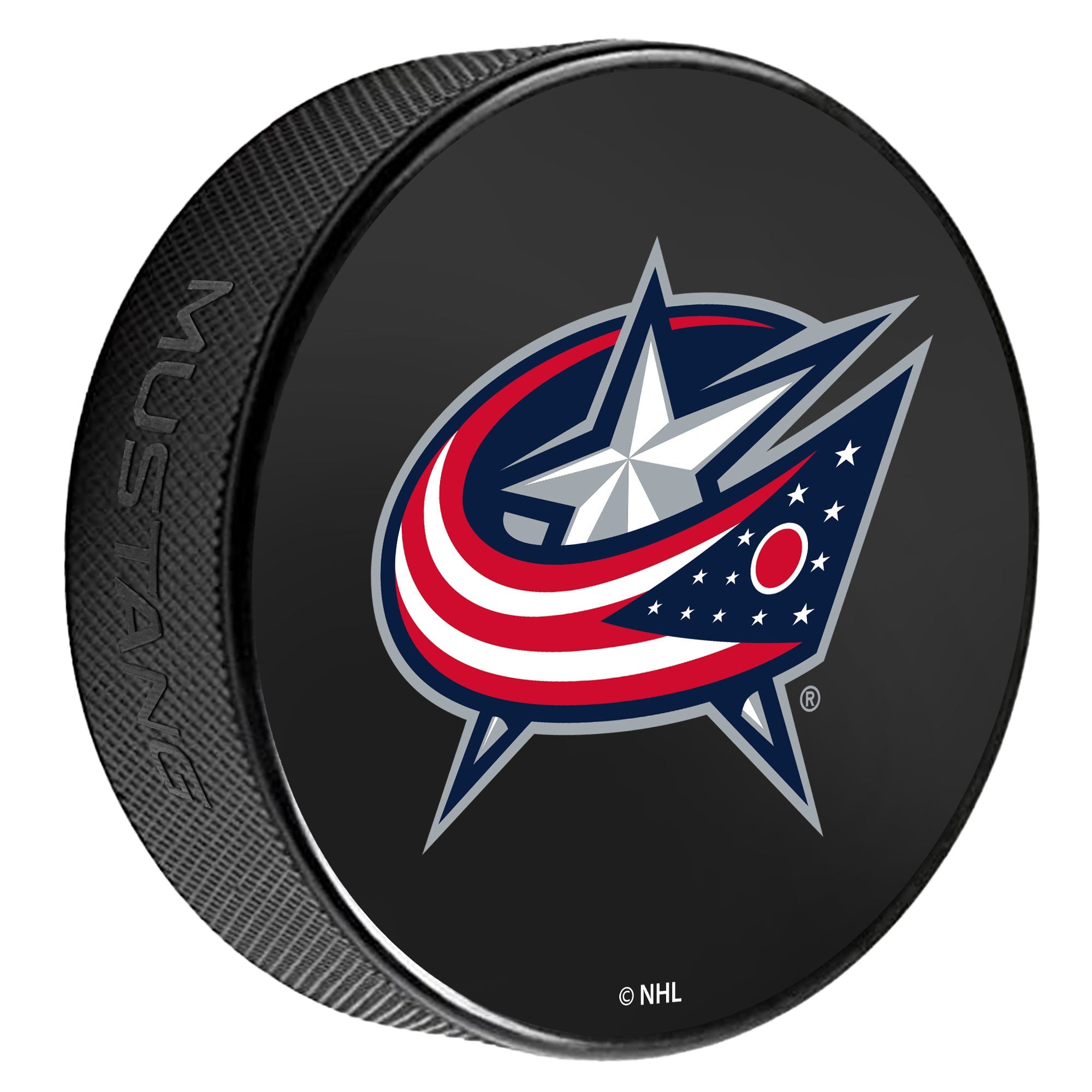Columbus Blue Jackets Puck | Printed Primary Logo | Hockey Hall of Fame