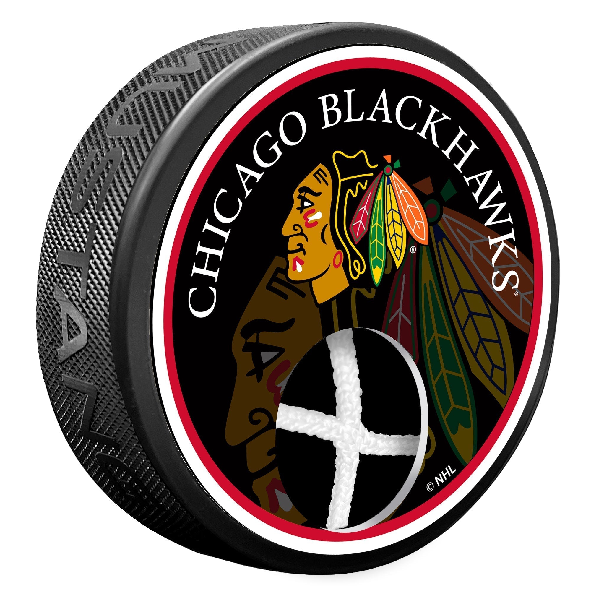Chicago Blackhawks Puck - Game Used Net | Sports Decor – Hockey Hall of ...