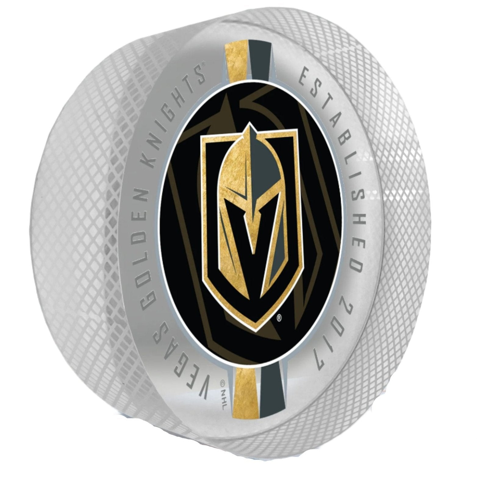 Vegas Golden Knights Puck | Crystal Ribbon – Hockey Hall of Fame