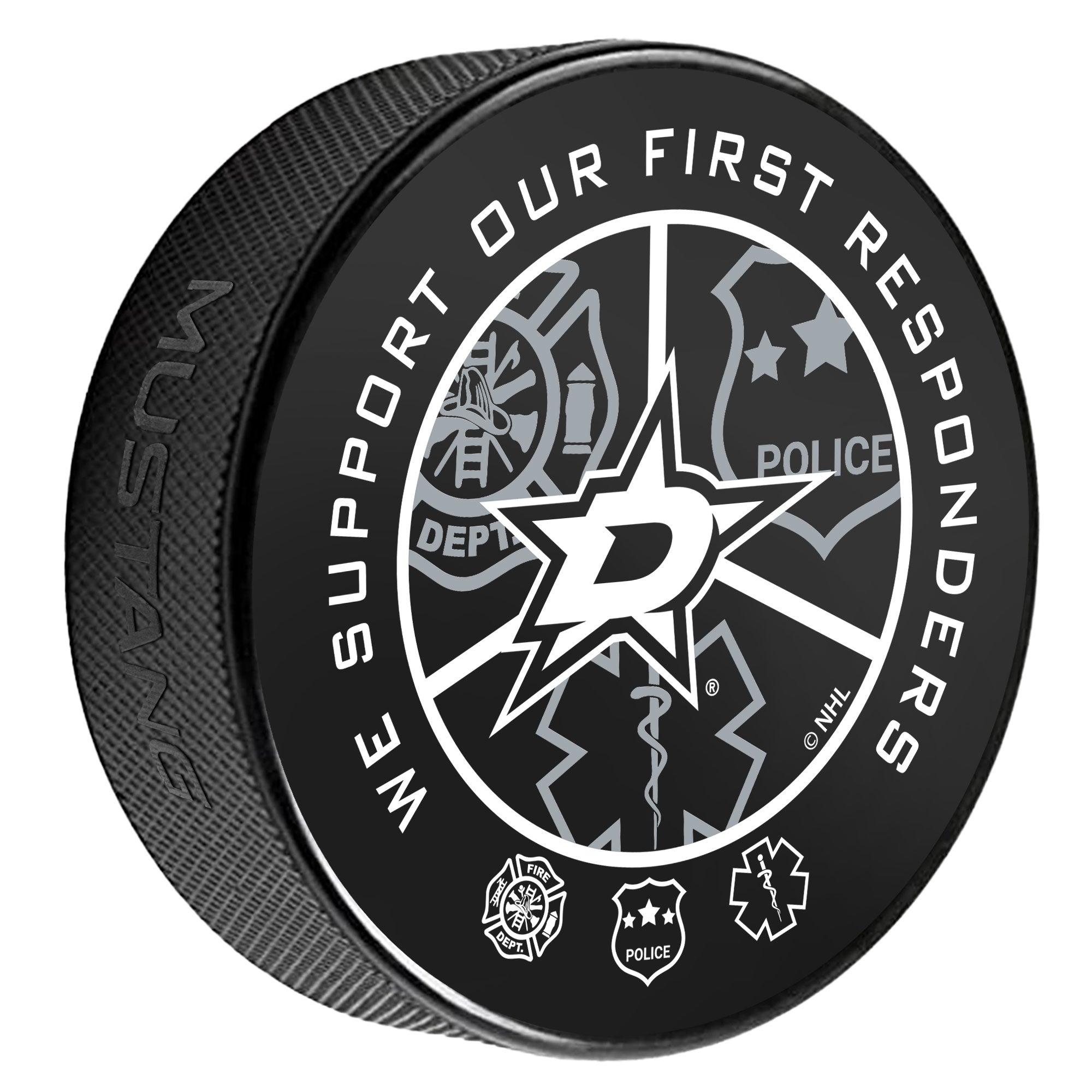 Dallas Stars Puck | Printed First Responders | Hockey Hall of Fame
