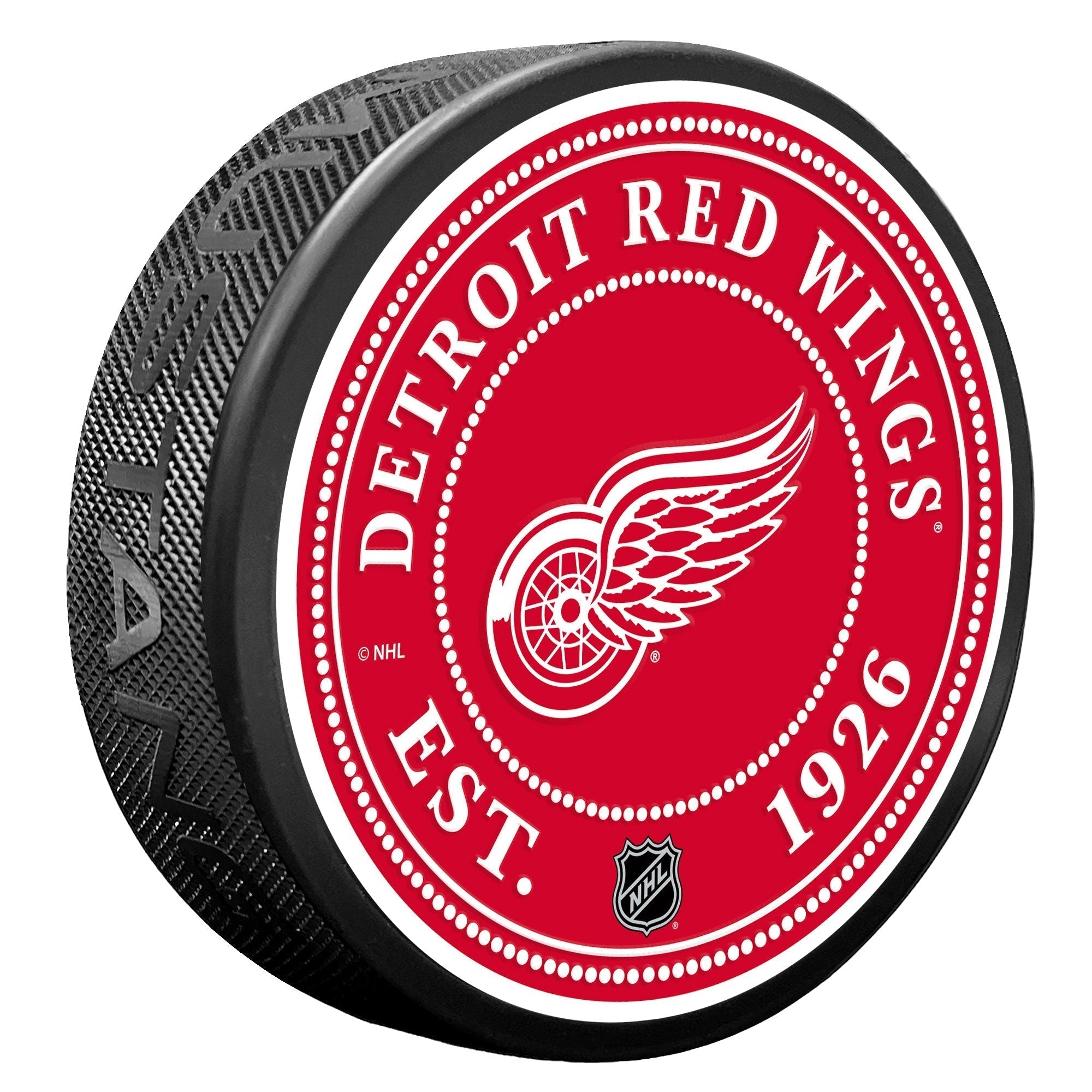 Detroit Red Wings Puck - Stud | Sports Decor – Hockey Hall of Fame
