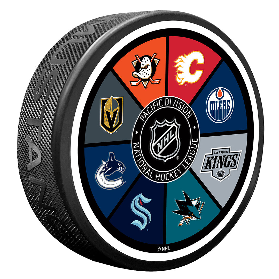 NHL Pacific Division Puck | Sports Decor – Hockey Hall of Fame
