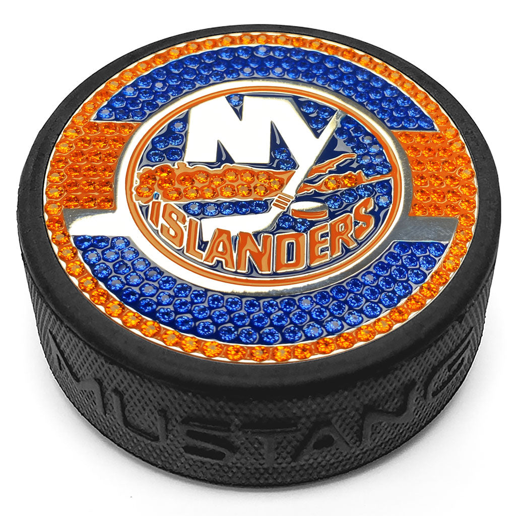 New York Islanders Puck - Swarovski Jeweled Puck – Hockey Hall of Fame