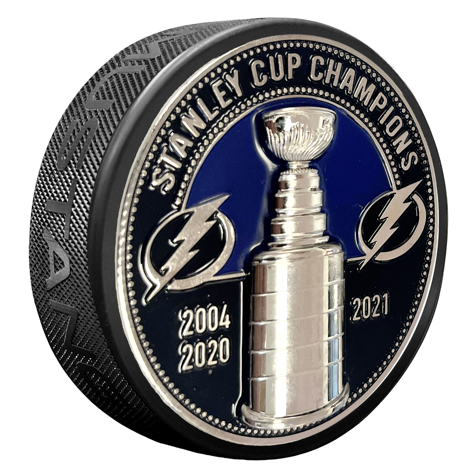 Tampa Bay Lightning Puck - Ultra 3D Stanley Cup Medallion | Sports ...