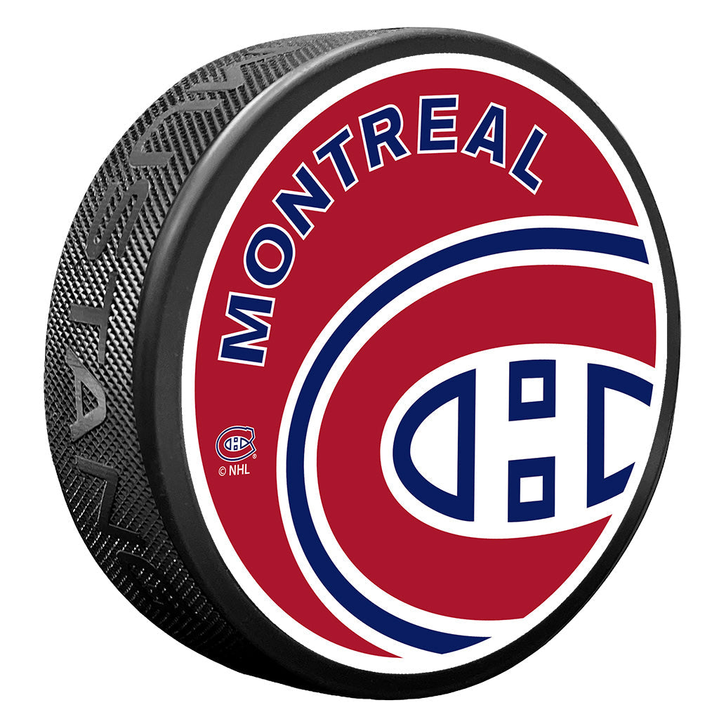 Montreal Canadiens Puck - Icon | Hockey Hall of Fame Shop