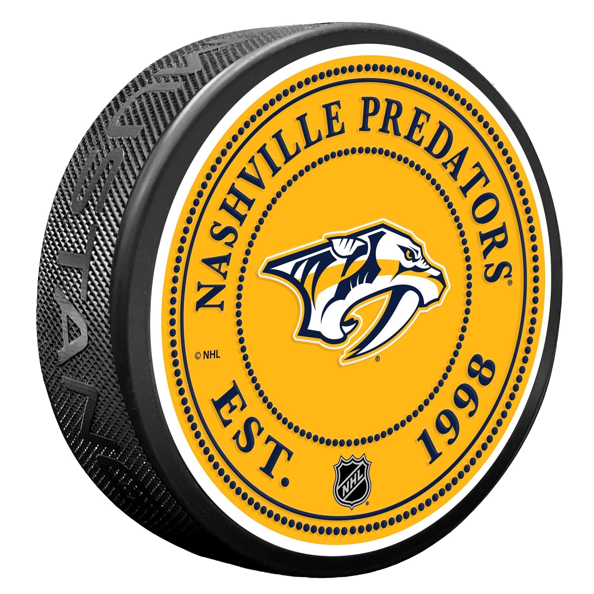 Nashville Predators Puck - Stud | Sports Decor – Hockey Hall of Fame