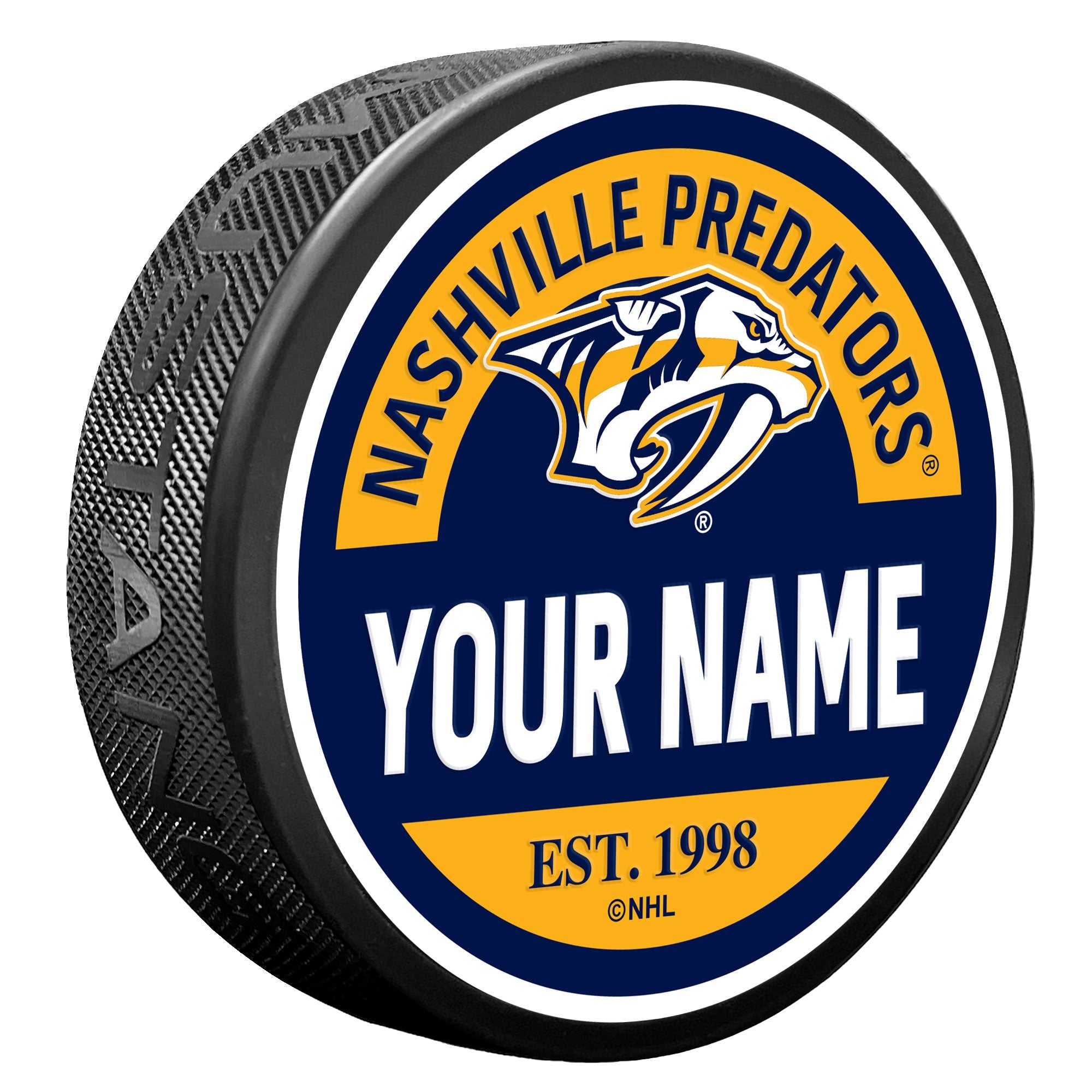 Nashville Predators Puck - Personalized – Hockey Hall of Fame