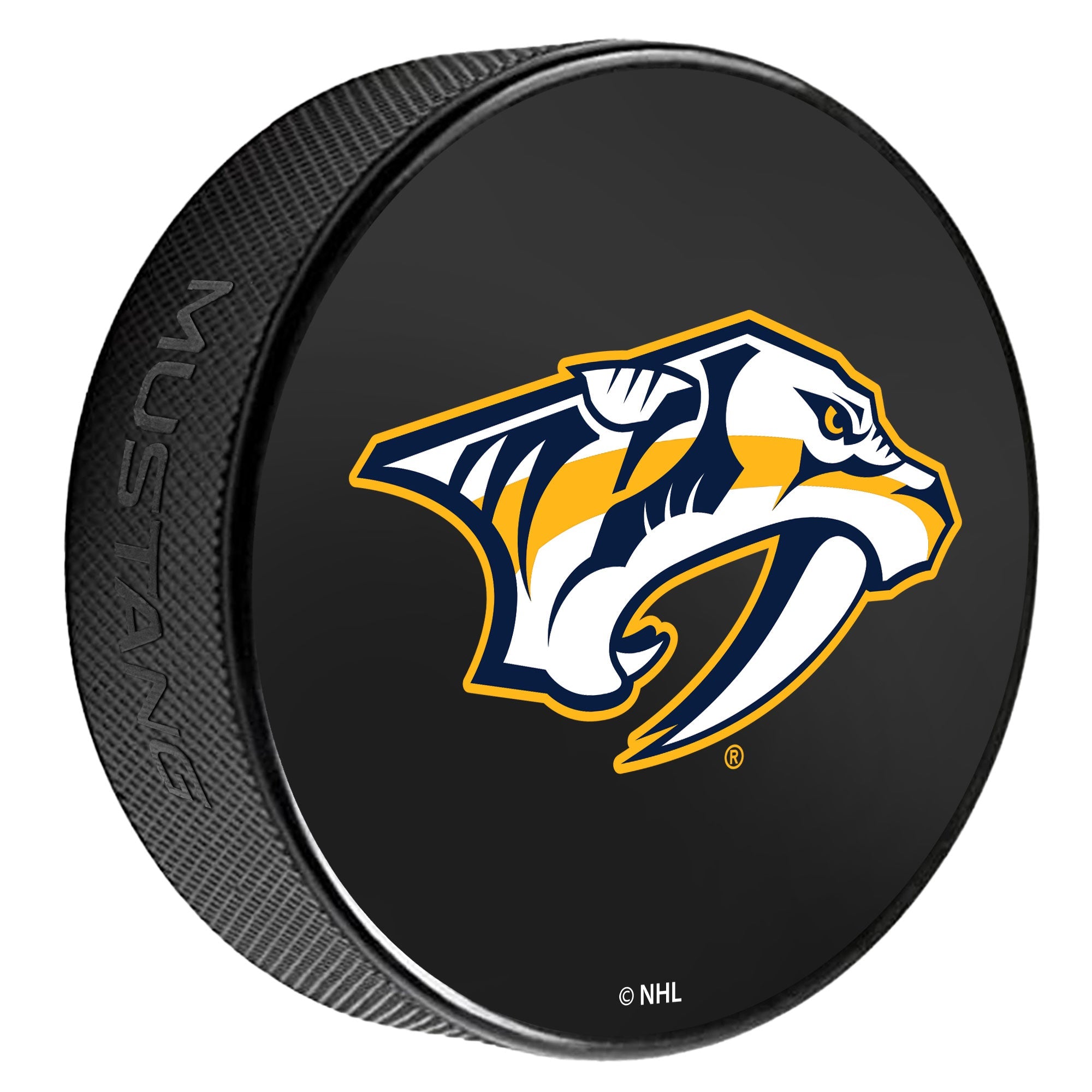 Nashville Predators Puck | Printed Primary Logo | Hockey Hall of Fame