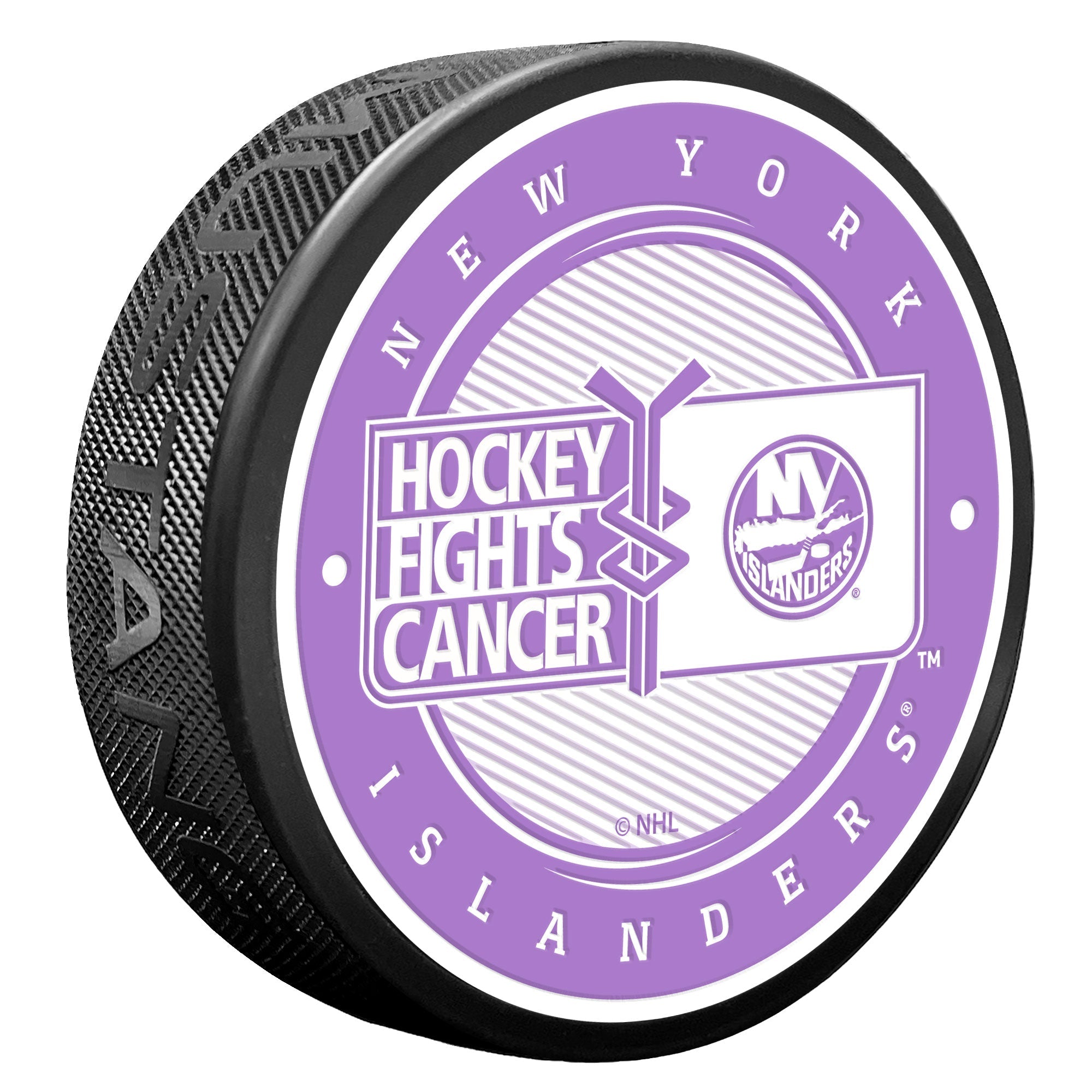 New York Islanders Puck - Hockey Fights Cancer | Hockey Hall of Fame Shop