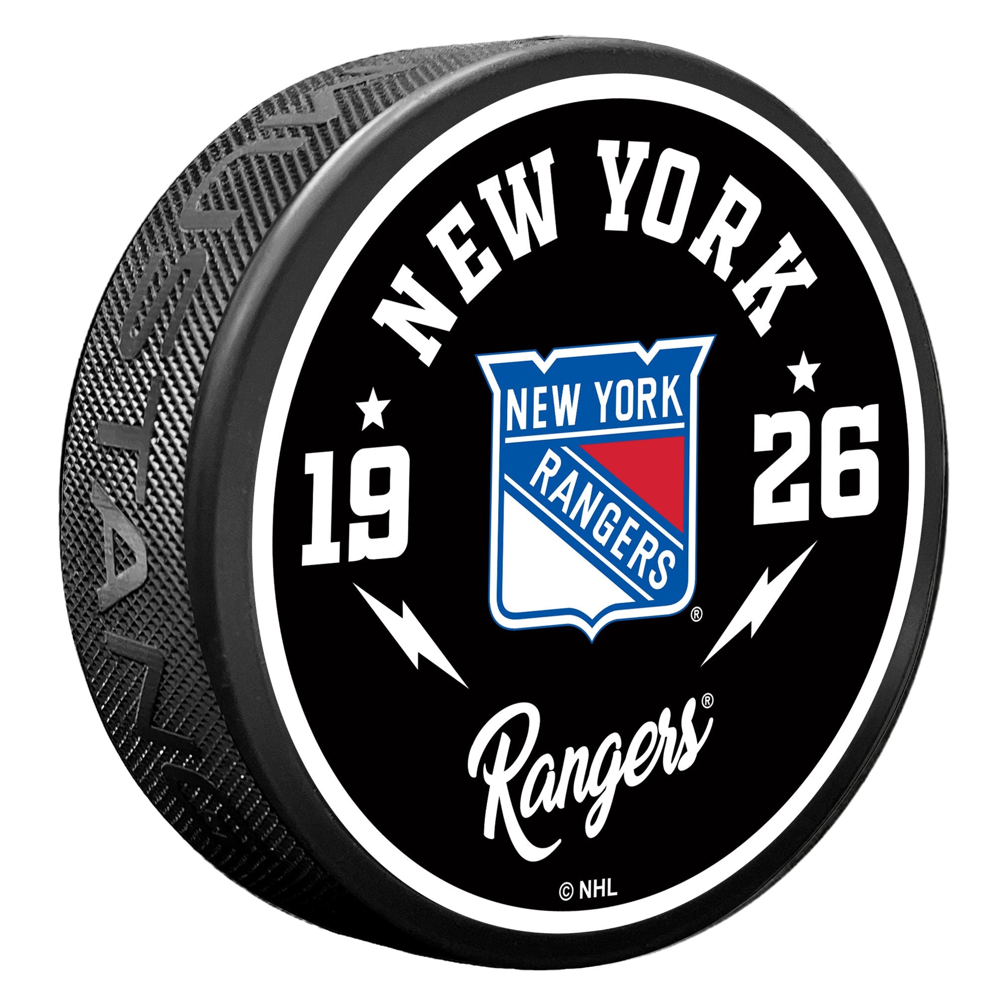 New York Rangers Puck - Double Round | Sports Decor – Hockey Hall of Fame
