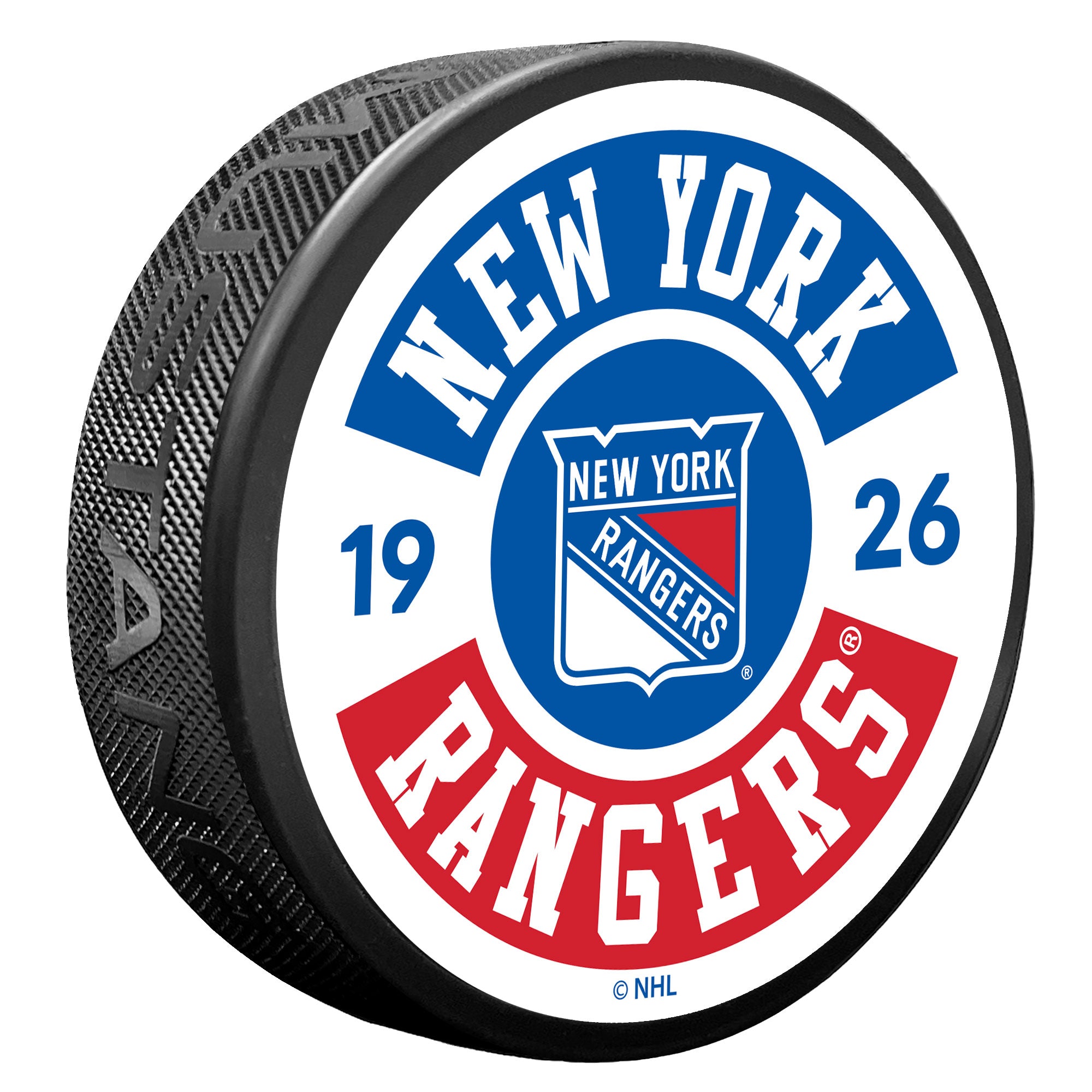 New York Rangers Puck - Double Round | Sports Decor – Hockey Hall of Fame