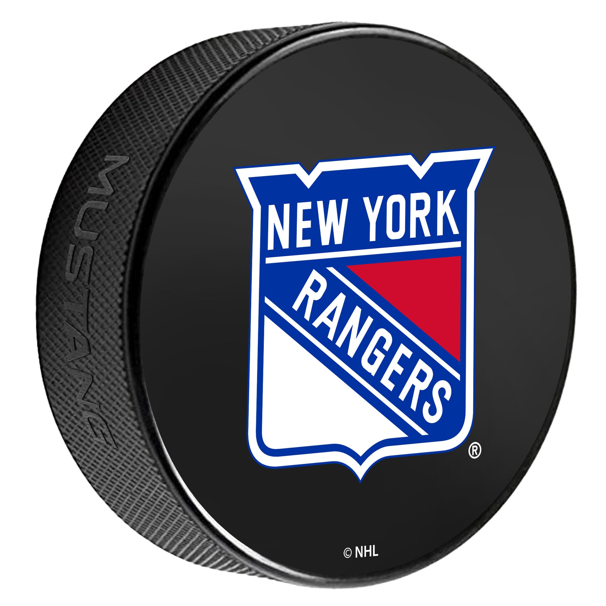 New York Rangers Puck | Printed Primary Logo | Hockey Hall of Fame
