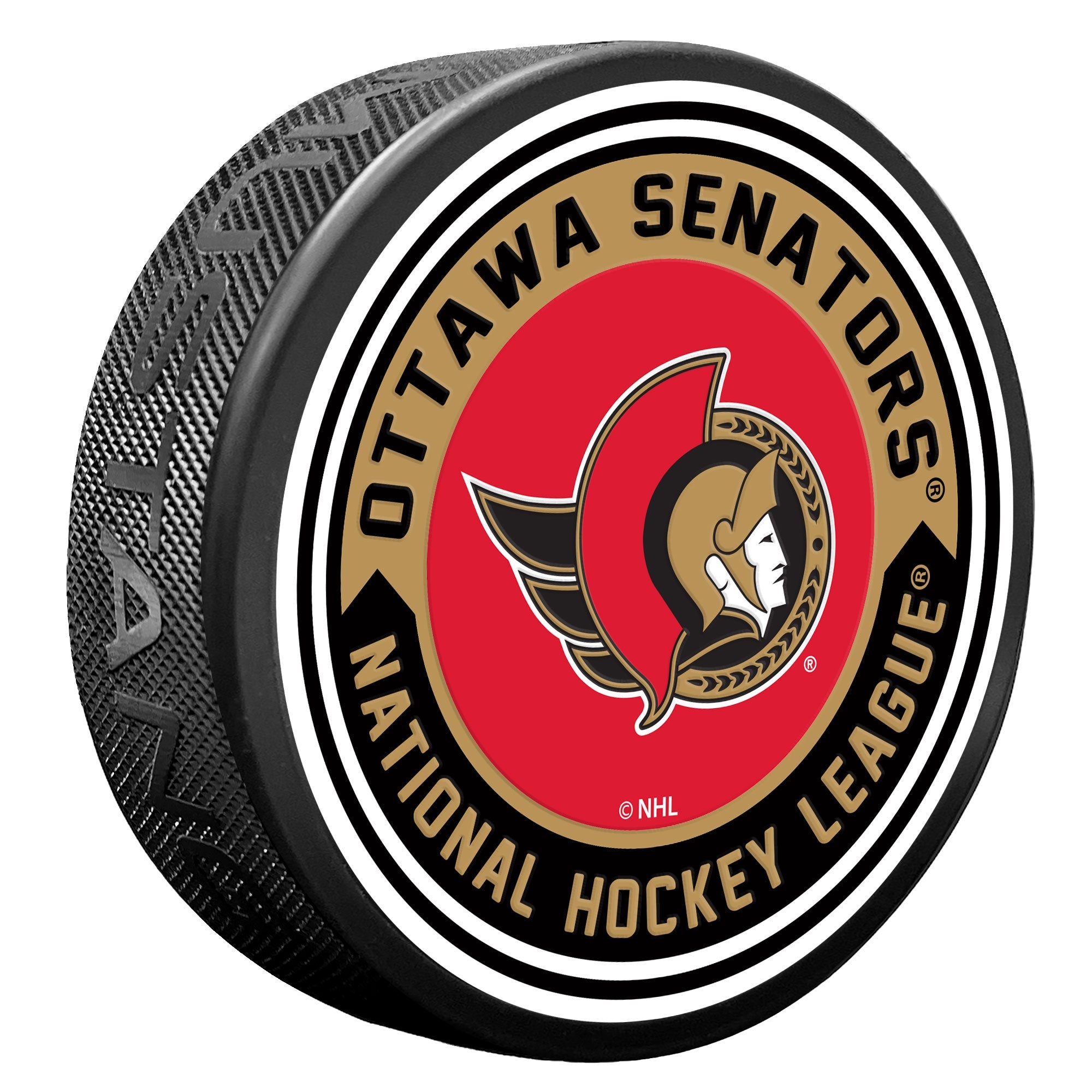 Ottawa Senators Puck | Arrow Design | Hockey Hall of Fame
