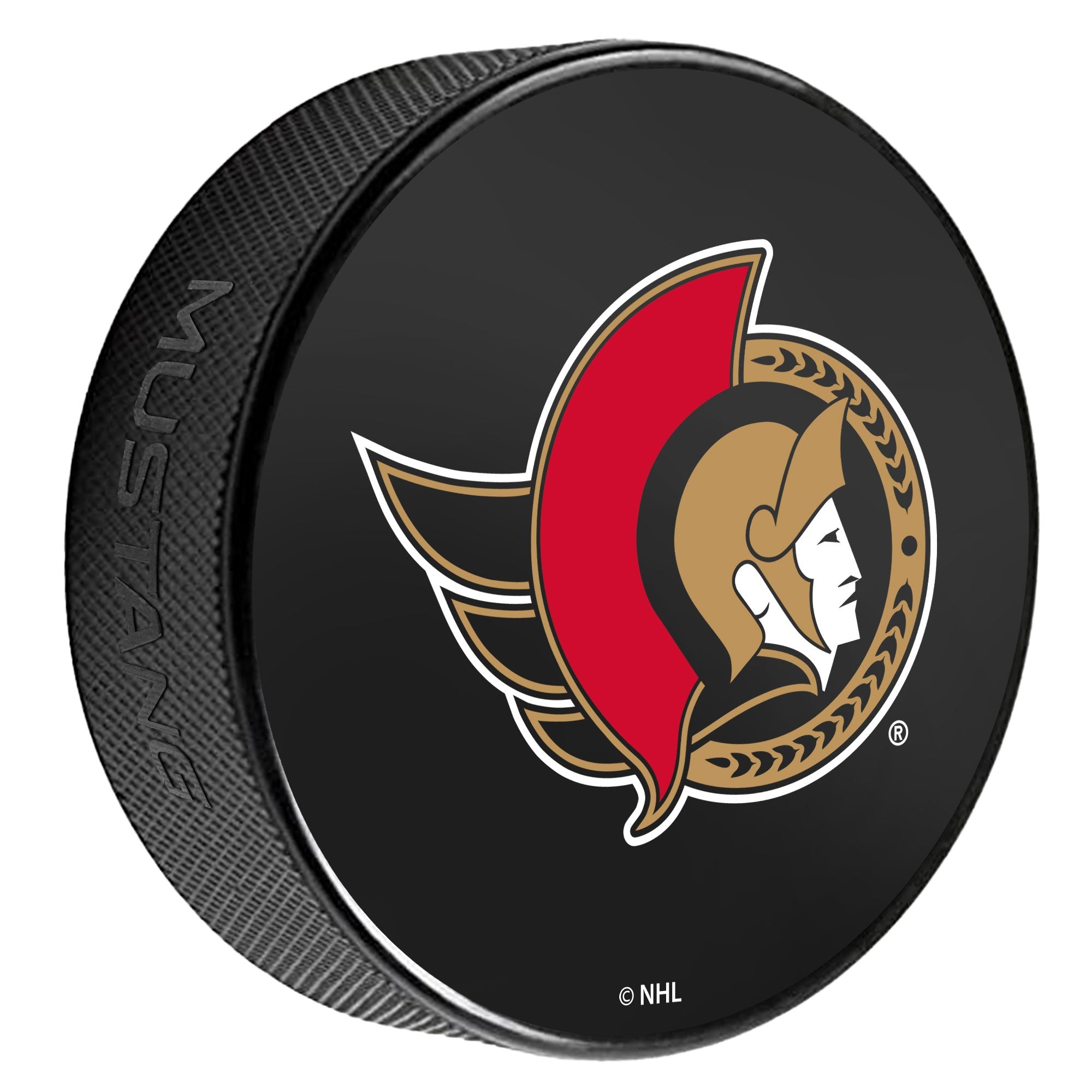 Ottawa Senators Puck | Printed Primary Logo | Hockey Hall of Fame