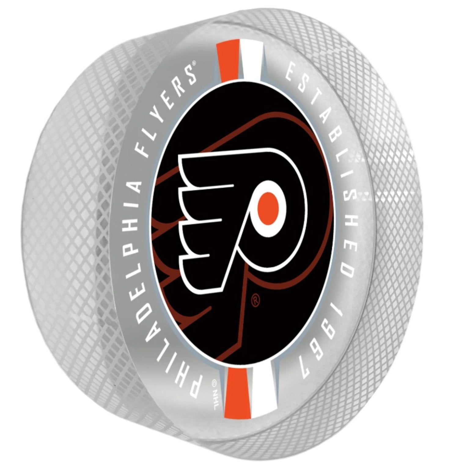 Philadelphia Flyers Puck | Crystal Ribbon – Hockey Hall of Fame
