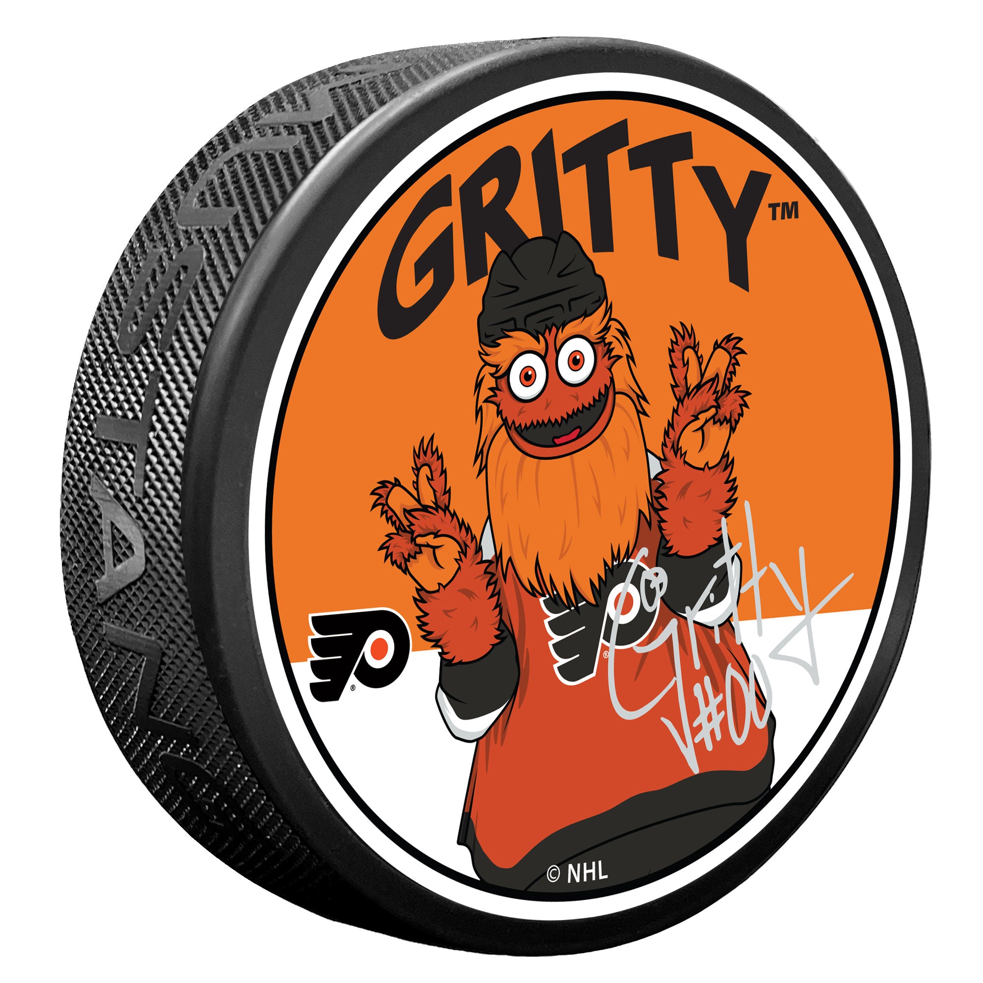 Gritty | Peace Signs Puck – Hockey Hall of Fame