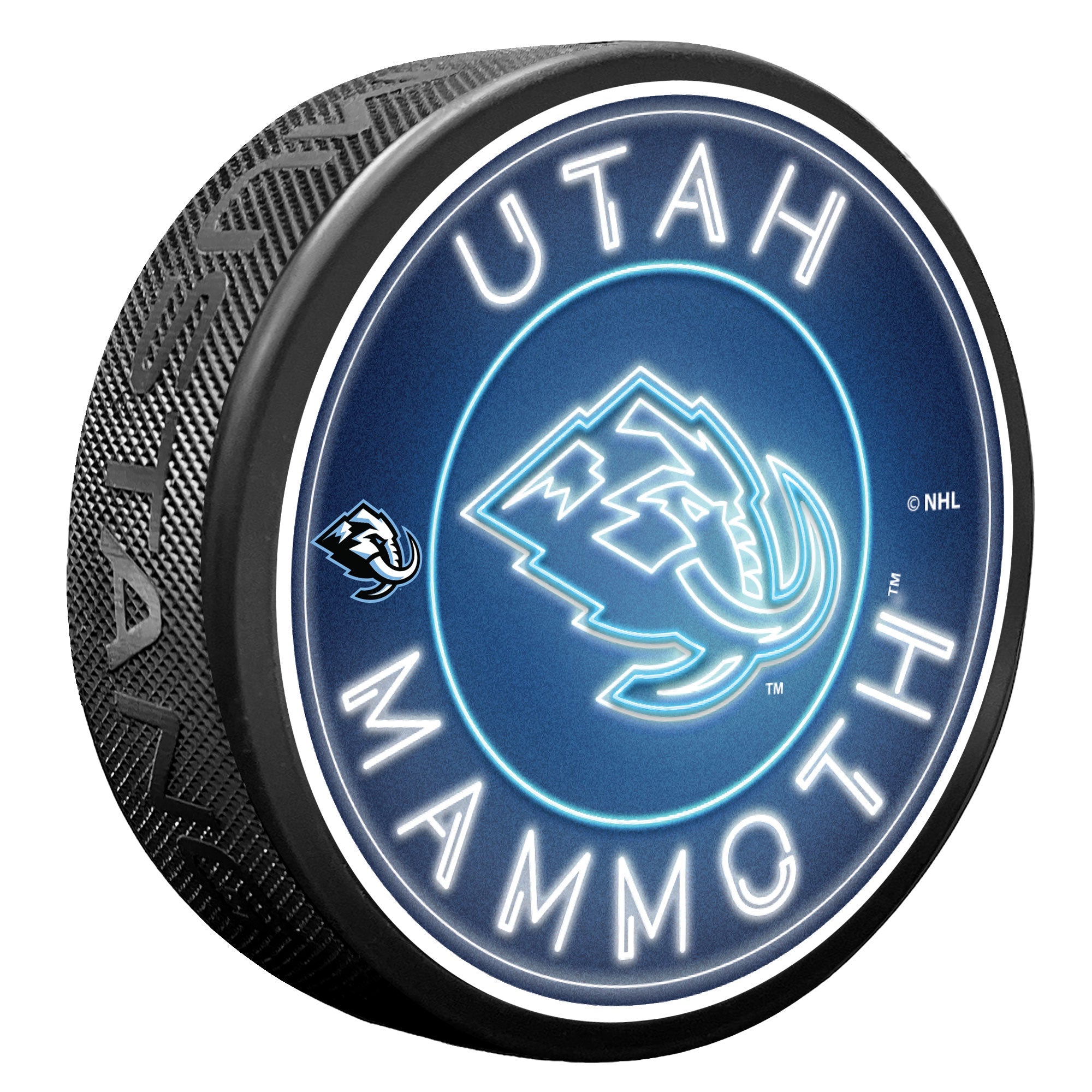 Utah Mammoth | Neon Puck – Hockey Hall of Fame