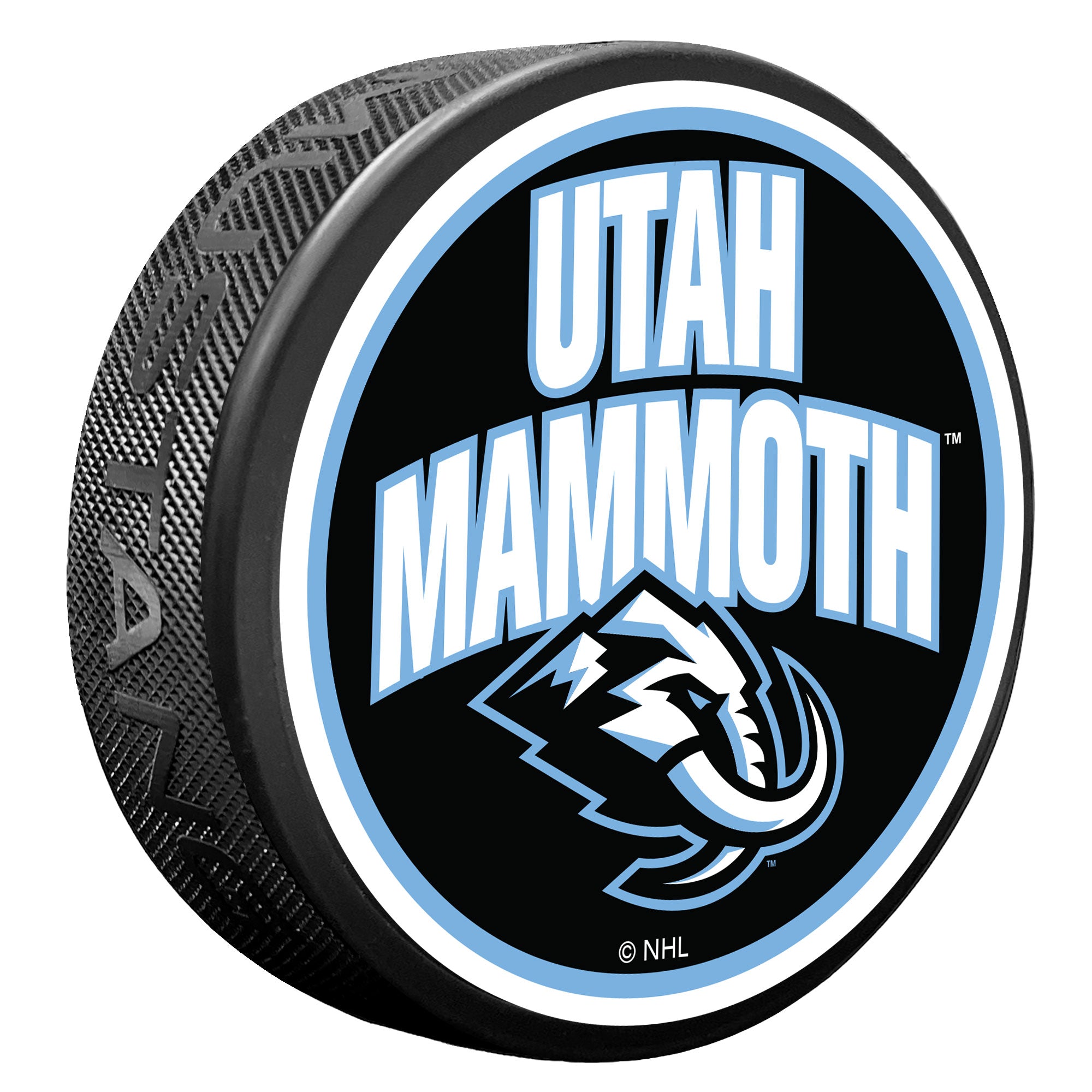 Utah Mammoth | Wordmark Puck – Hockey Hall of Fame
