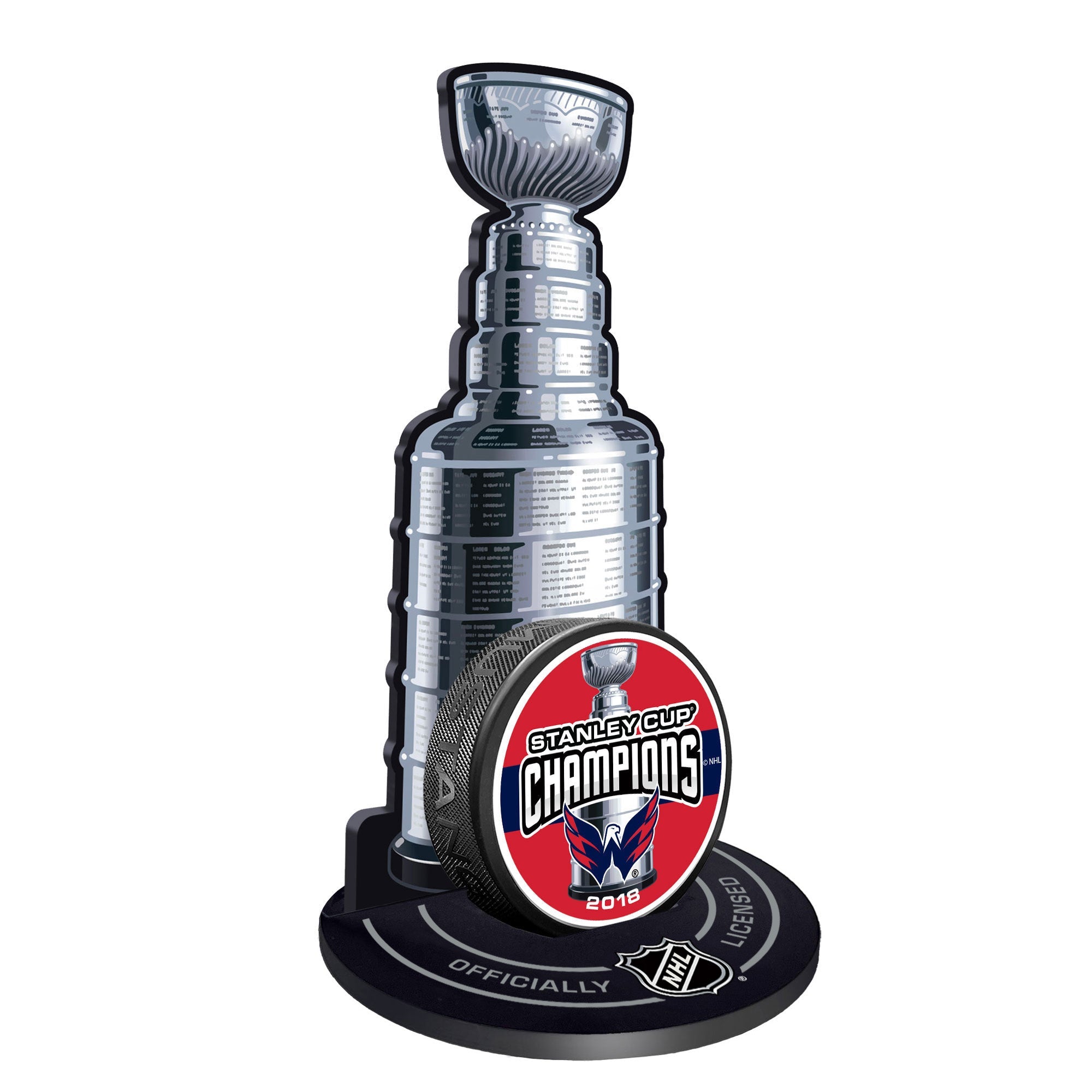 Washington Capitals Stanley Cup Champions Puck Stand – Hockey Hall of Fame