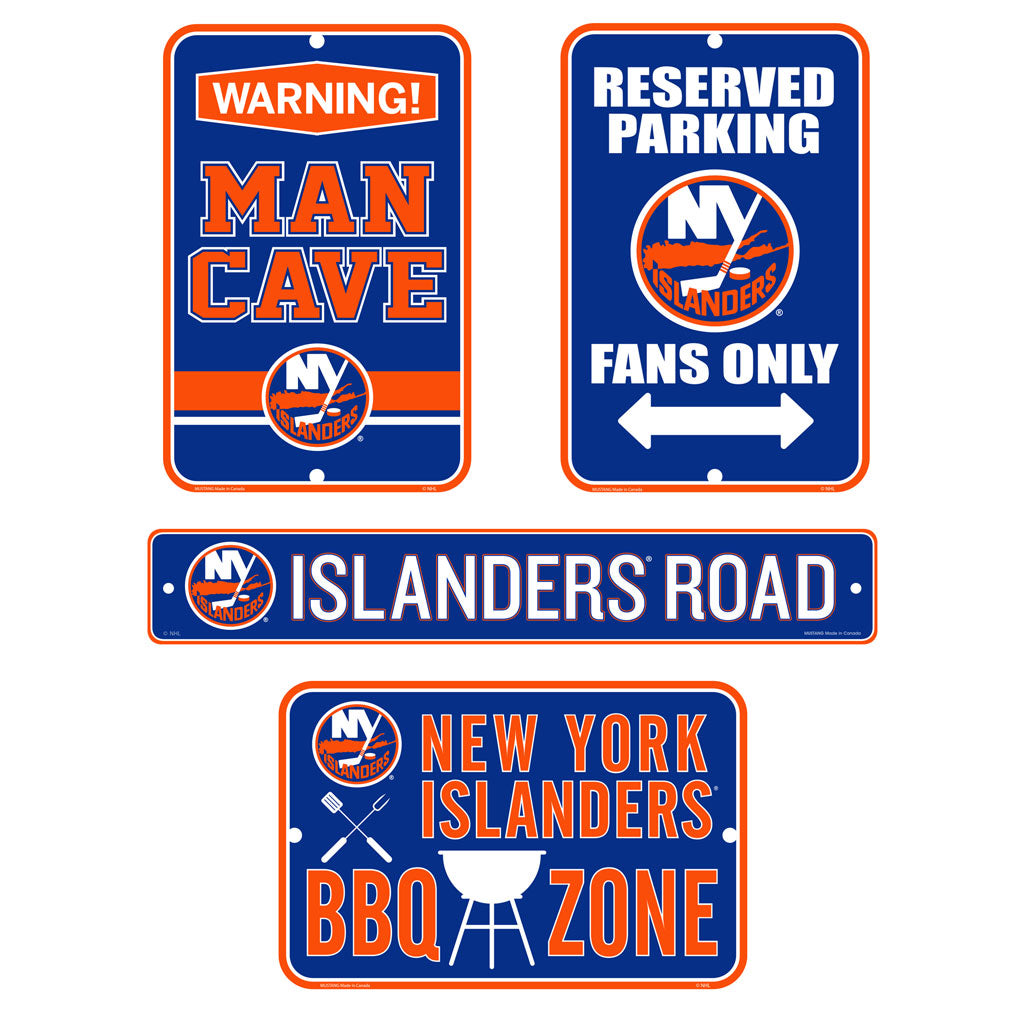 New York Islanders Fan Four Pack Sign Set – Hockey Hall of Fame
