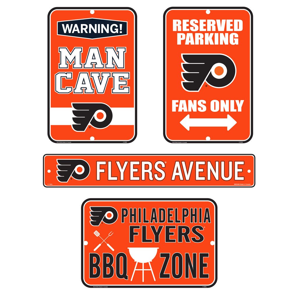 Philadelphia Flyers Fan Four Pack Sign Set – Hockey Hall of Fame