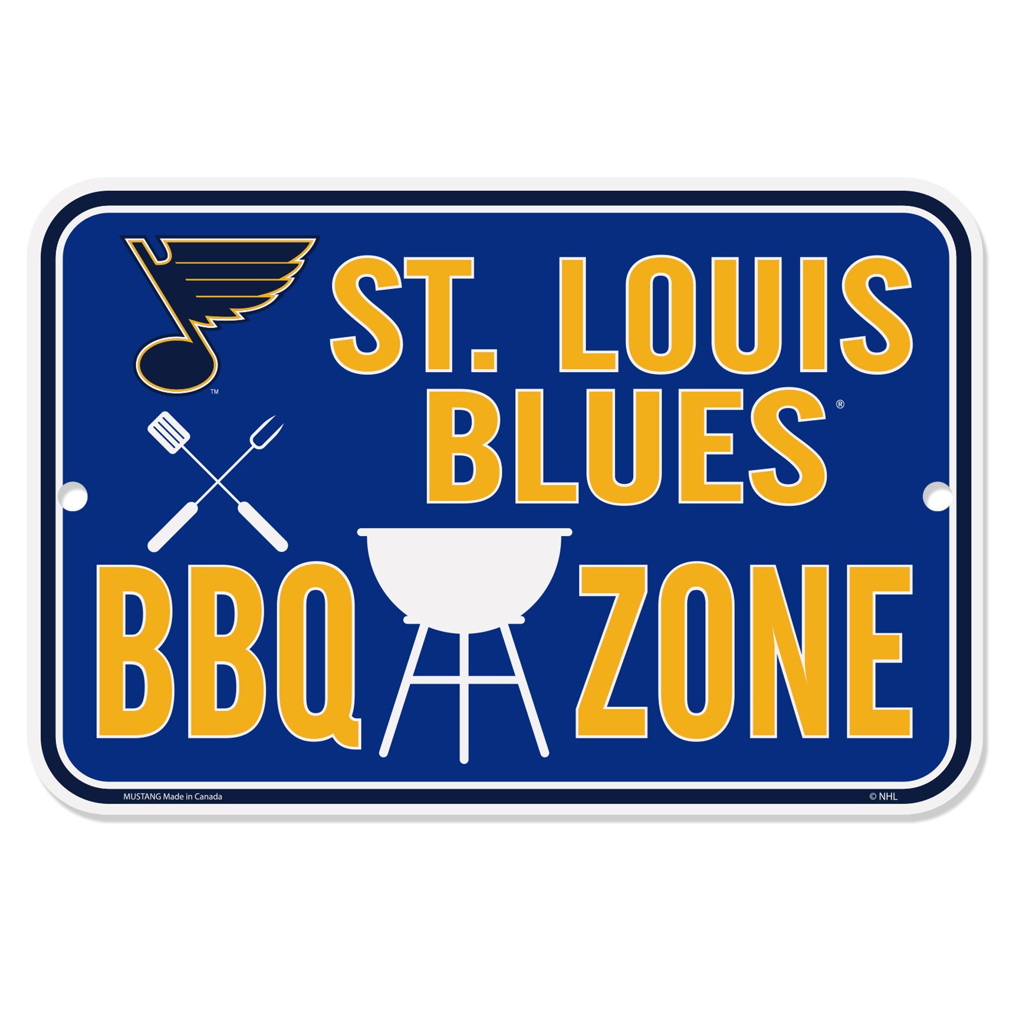 St. Louis Blues Sign - 10" x 15" BBQ Zone | Sports Decor – Hockey Hall ...