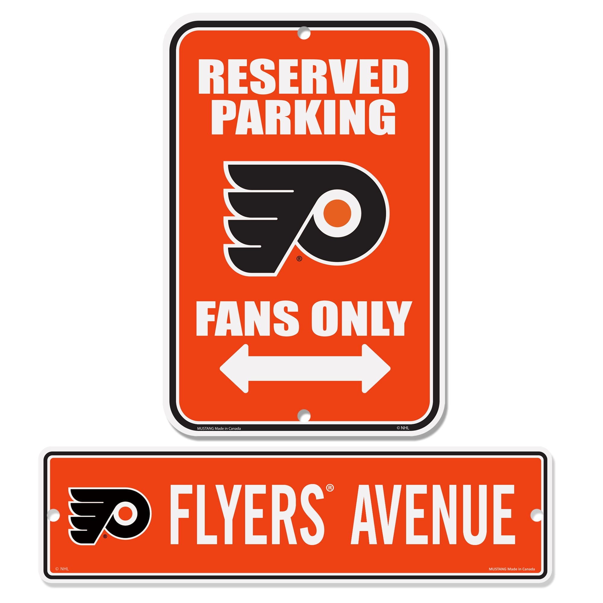 Philadelphia Flyers Parking & Street 2 Pack Sign Set – Hockey Hall of Fame