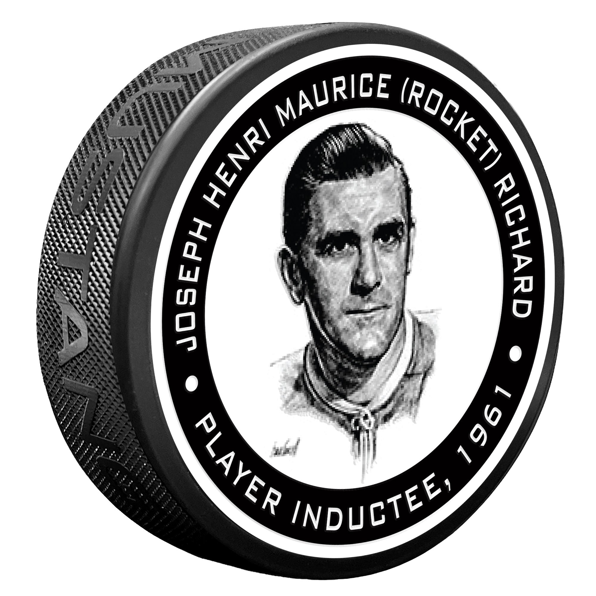 NHL Legends | 1961 Maurice "Rocket" Richard Puck – Hockey Hall of Fame